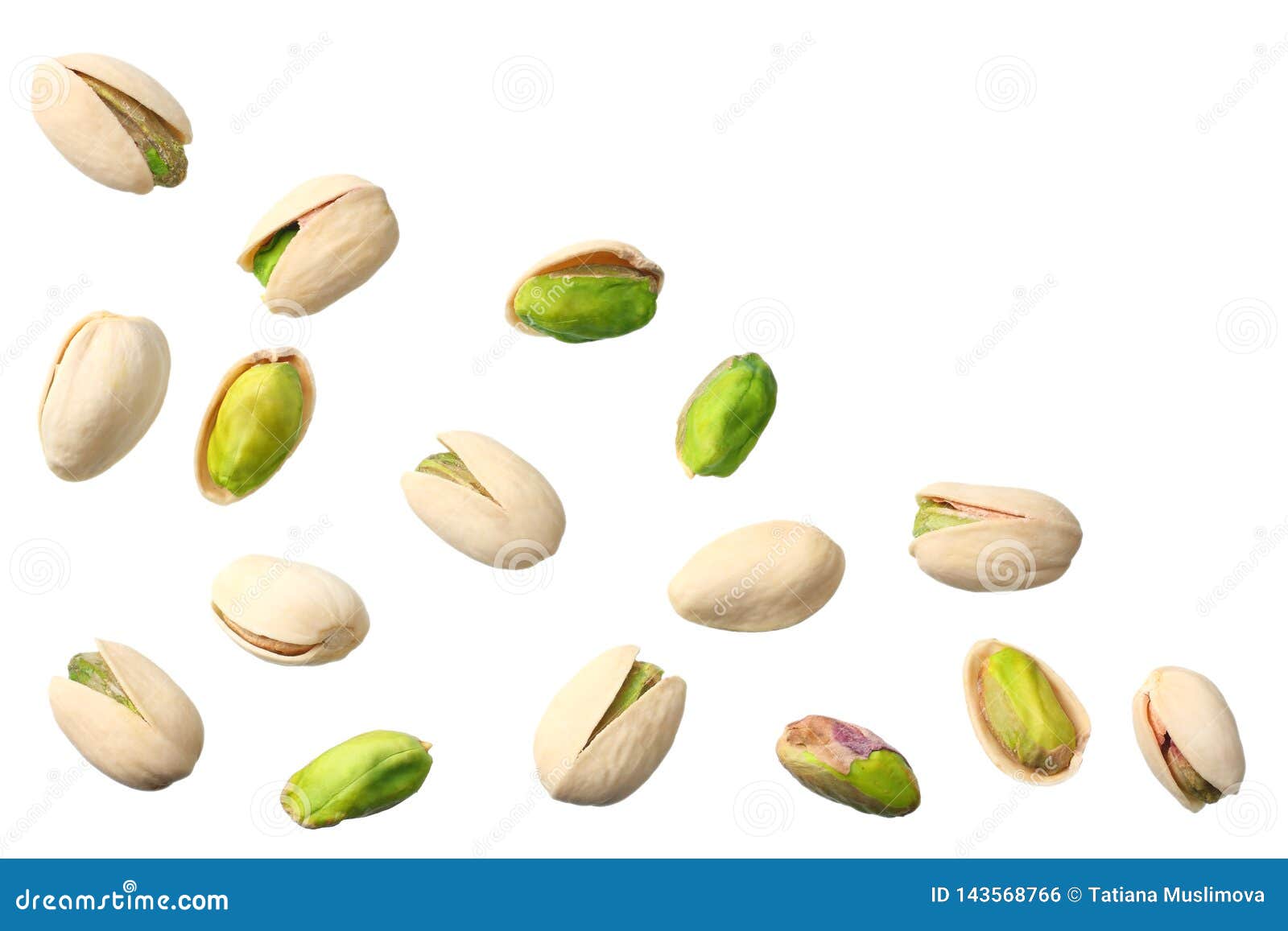 Pistachio Isolated on the White Background. Top View Stock Photo ... Pistachio Isolated on the White Background. Top View Stock Photo ...
