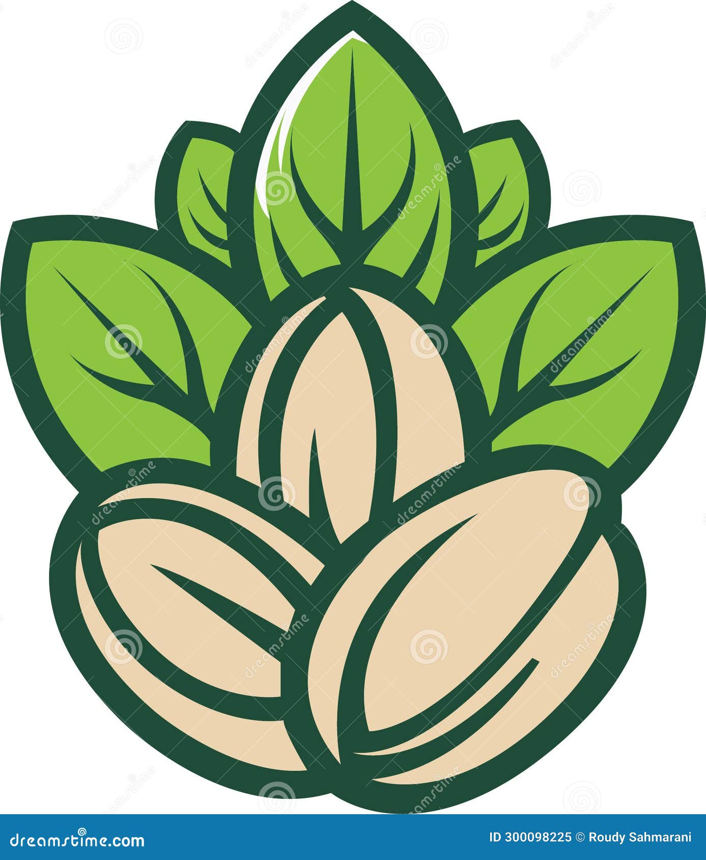 Pistachio Logo Template Vector Format Stock Vector - Illustration of ...