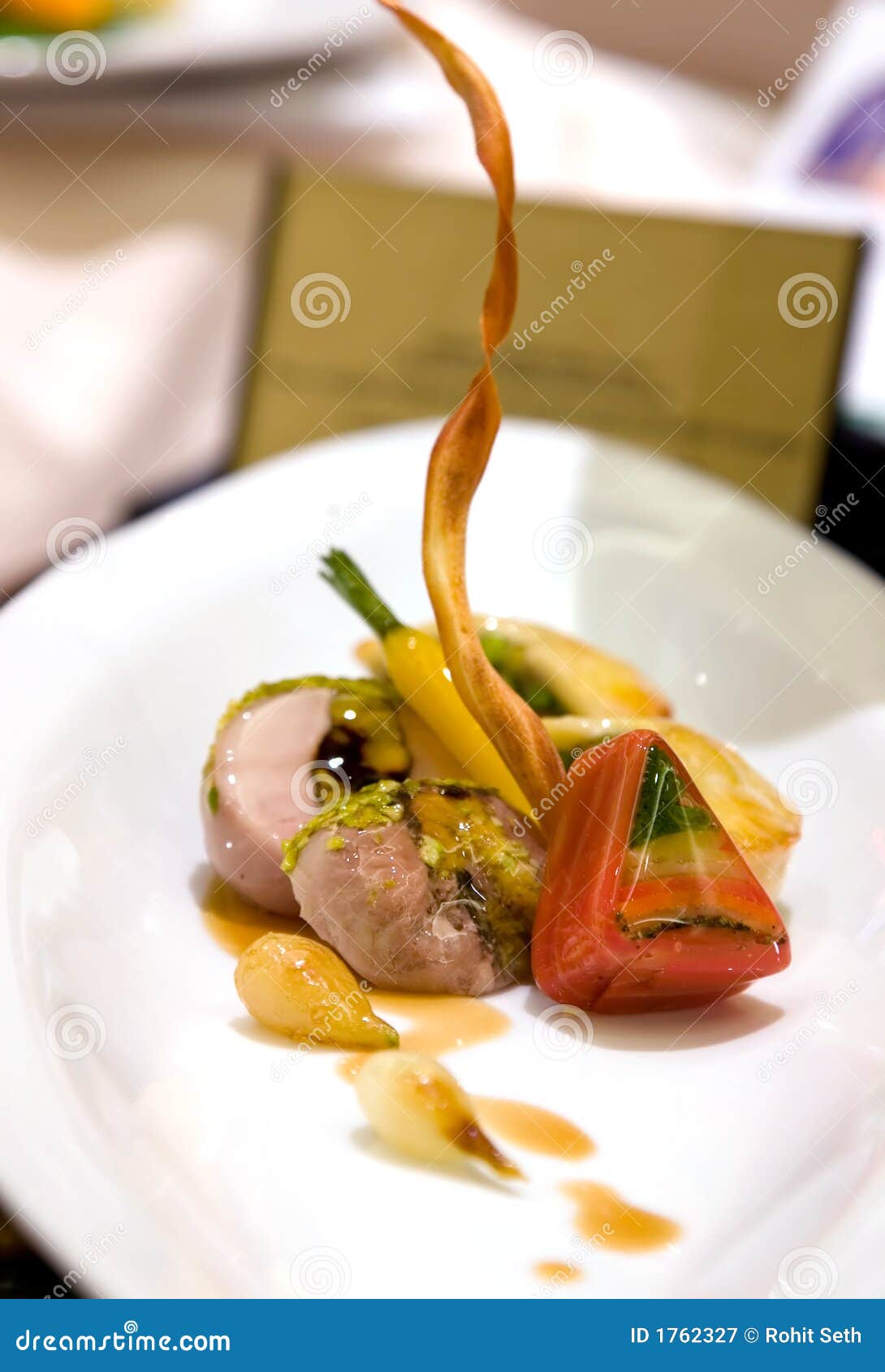 Pistachio Nut Crusted Roast Rabbit Loin Stock Image - Image of ...