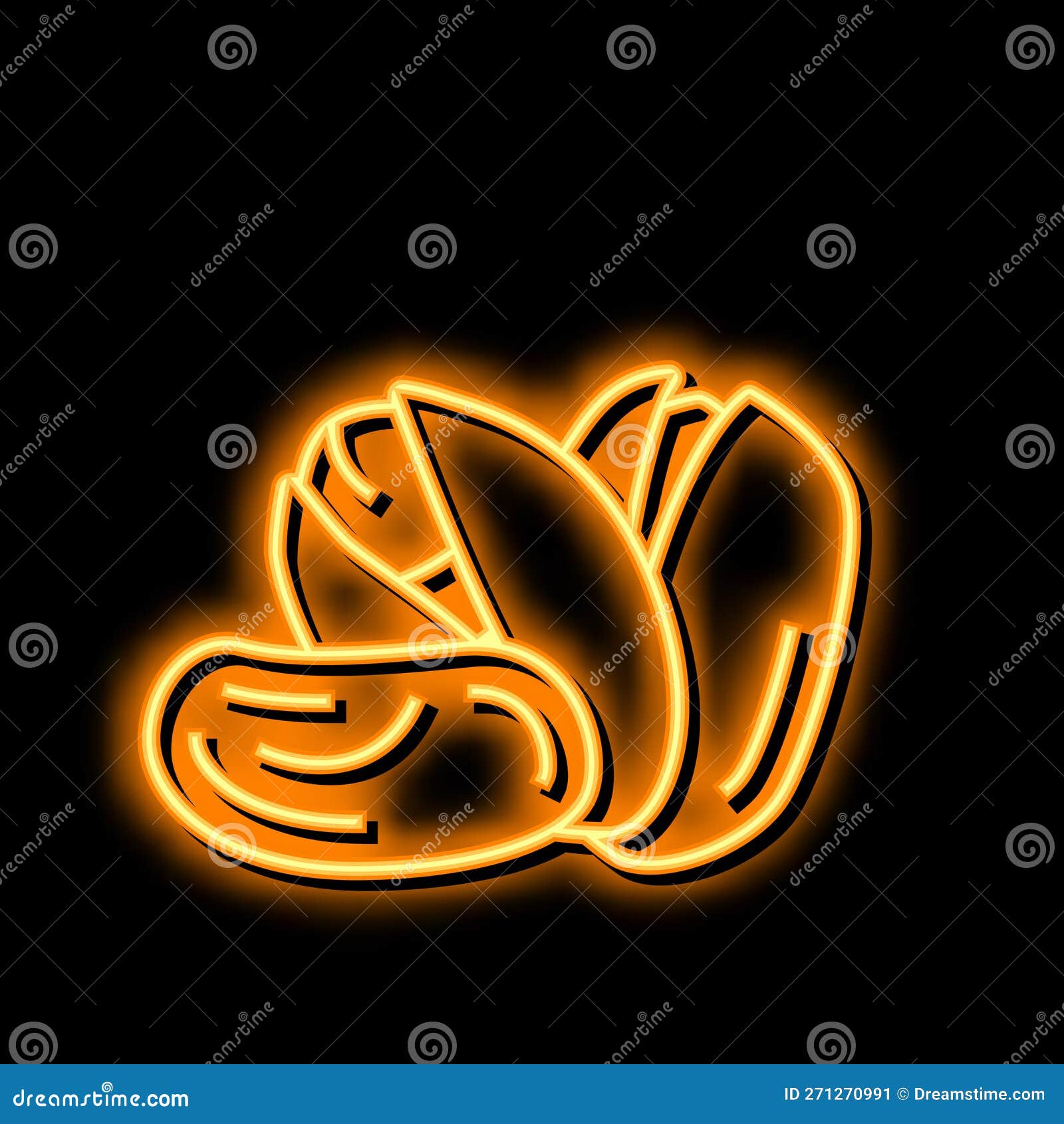 Pistachio Nut Neon Glow Icon Illustration Stock Vector - Illustration ...