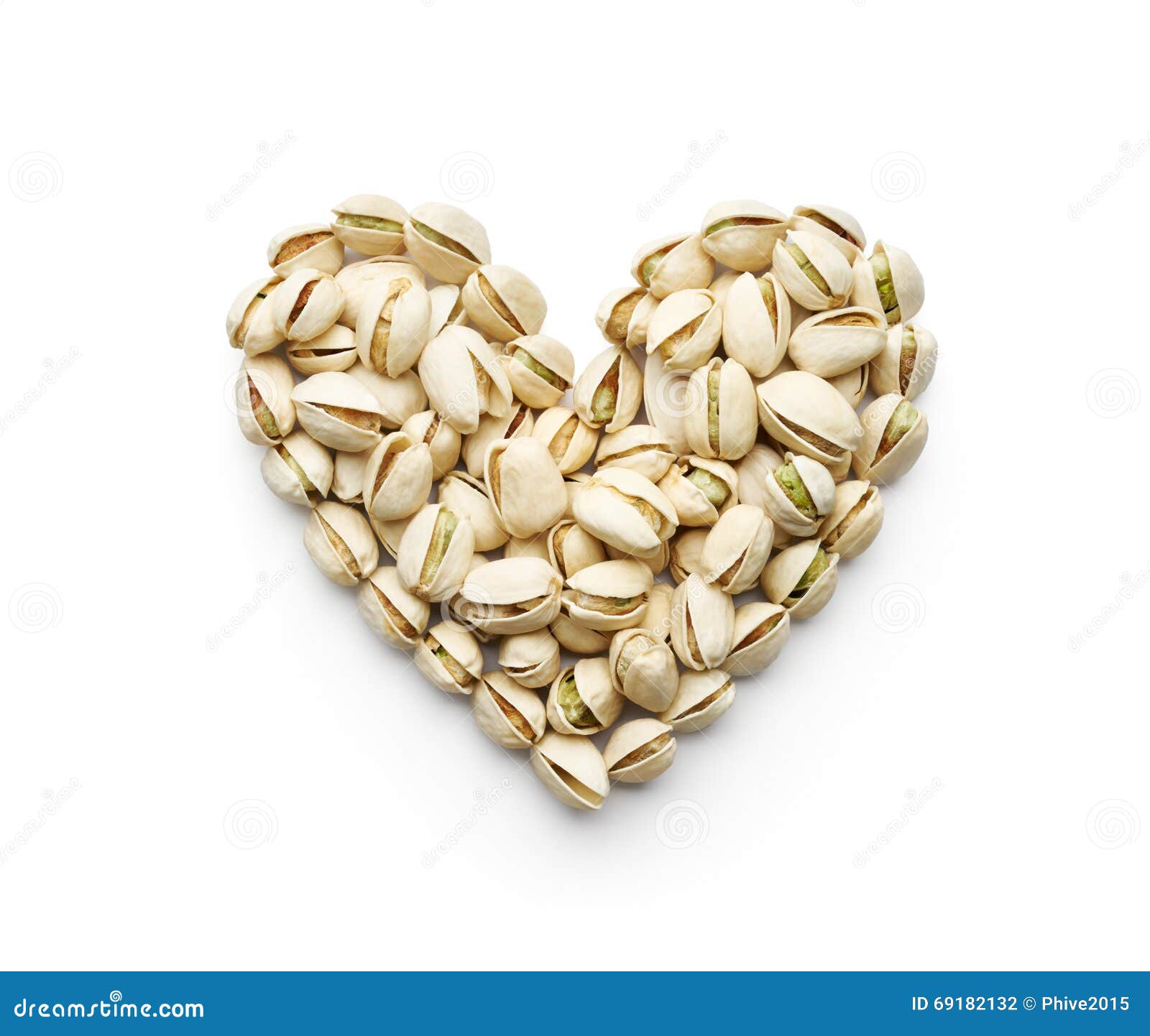 Pistachio Nuts Heart Shape stock photo. Image of nutshell - 69182132