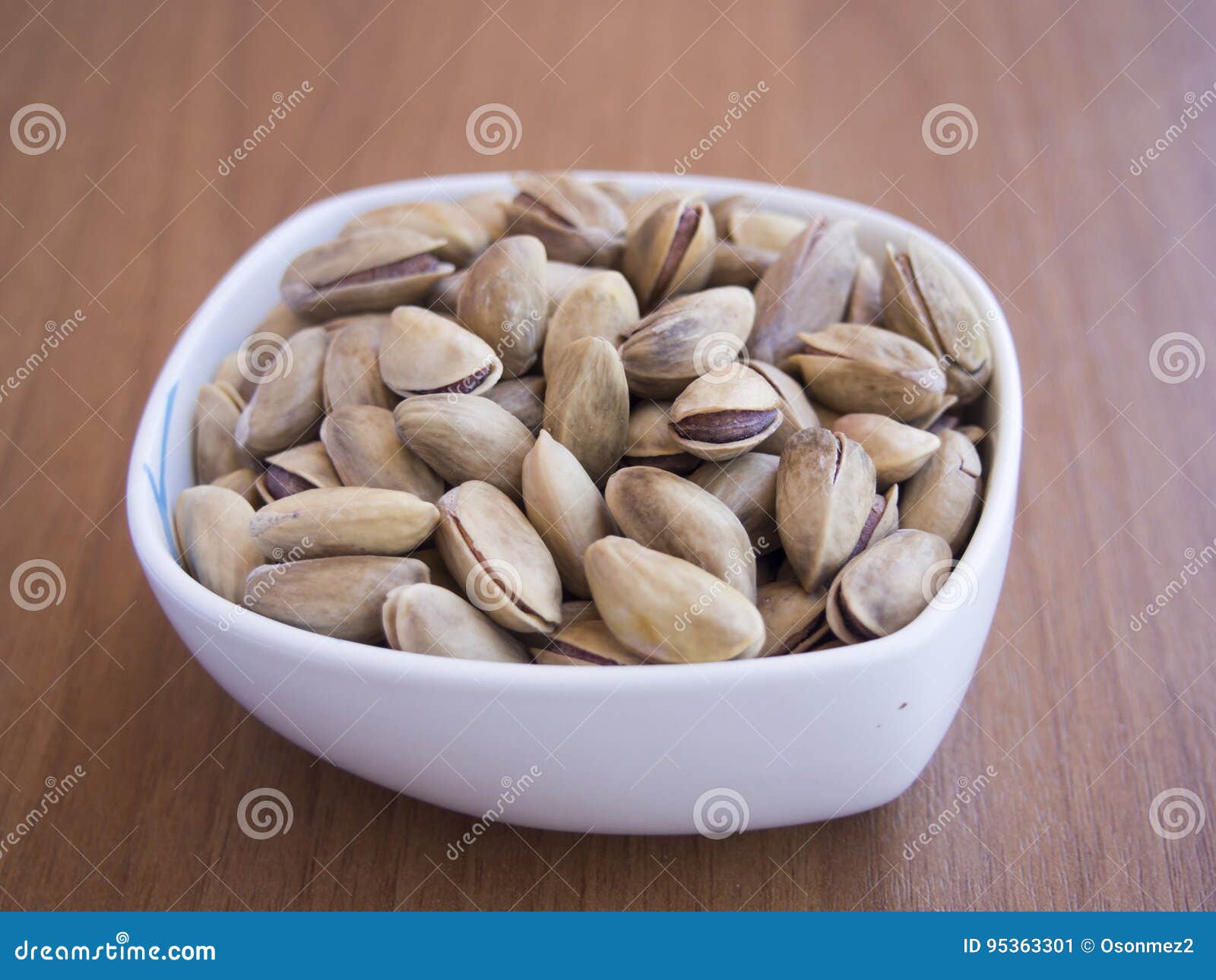 Nuts In Plates On A White Background Stock Image | CartoonDealer.com ...