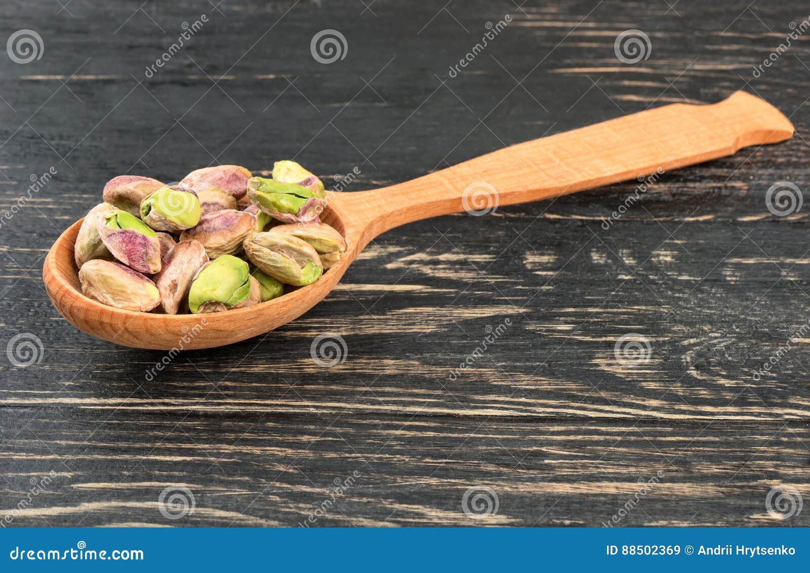 Pistachio Nuts without Shell in Spoon Stock Image - Image of fruit ...