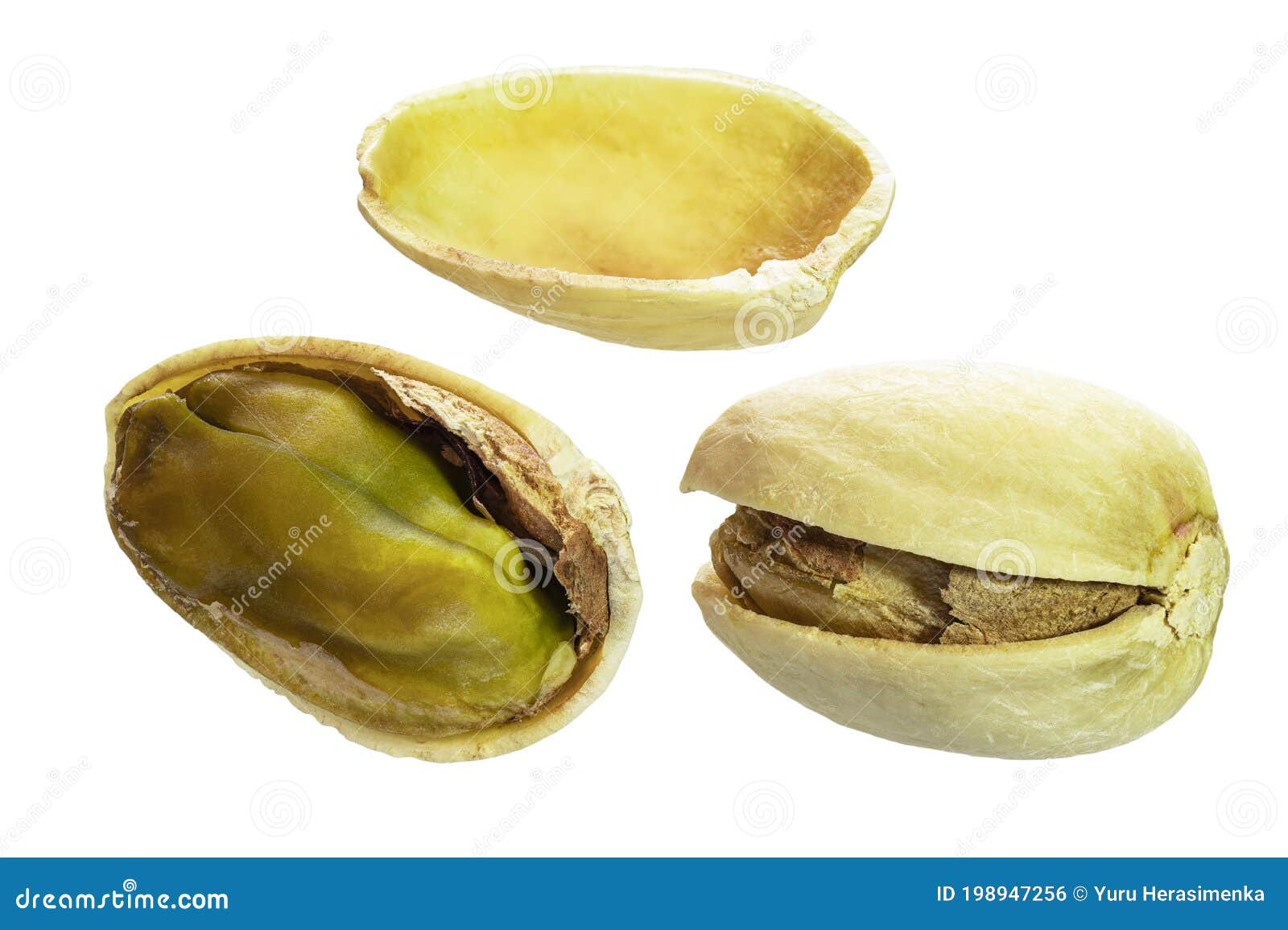 Pistachios Isolated Closeup without Shell As Package Design Element ...