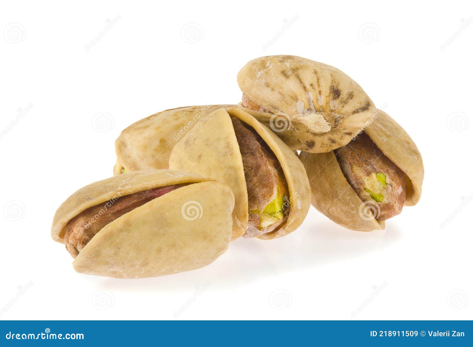 Pistachios Isolated on White Background Close Up Stock Image - Image of ...
