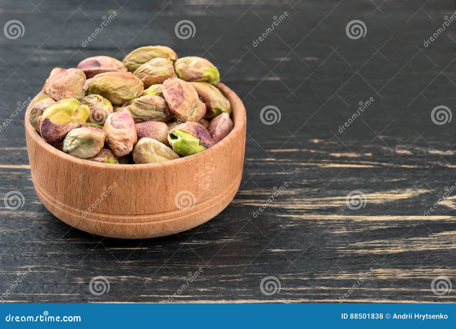 Pistachios without Shell in Bowl Stock Photo - Image of delicious ...
