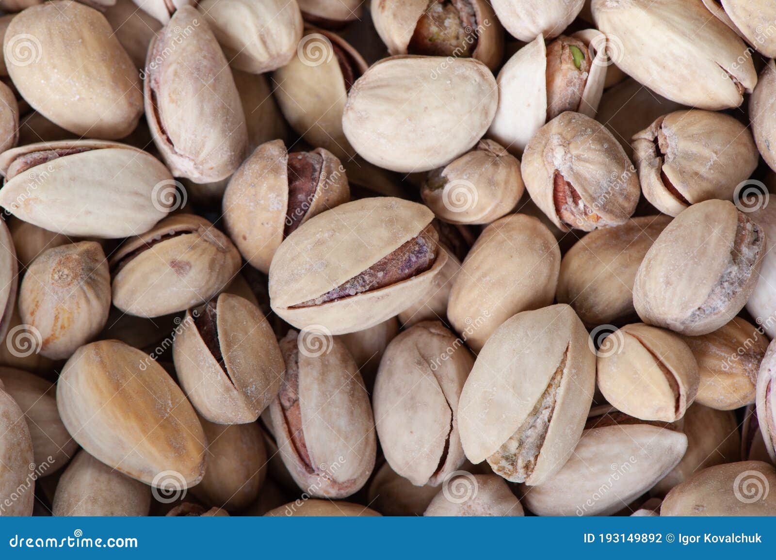 Pistachios with shell stock photo. Image of pattern - 193149892