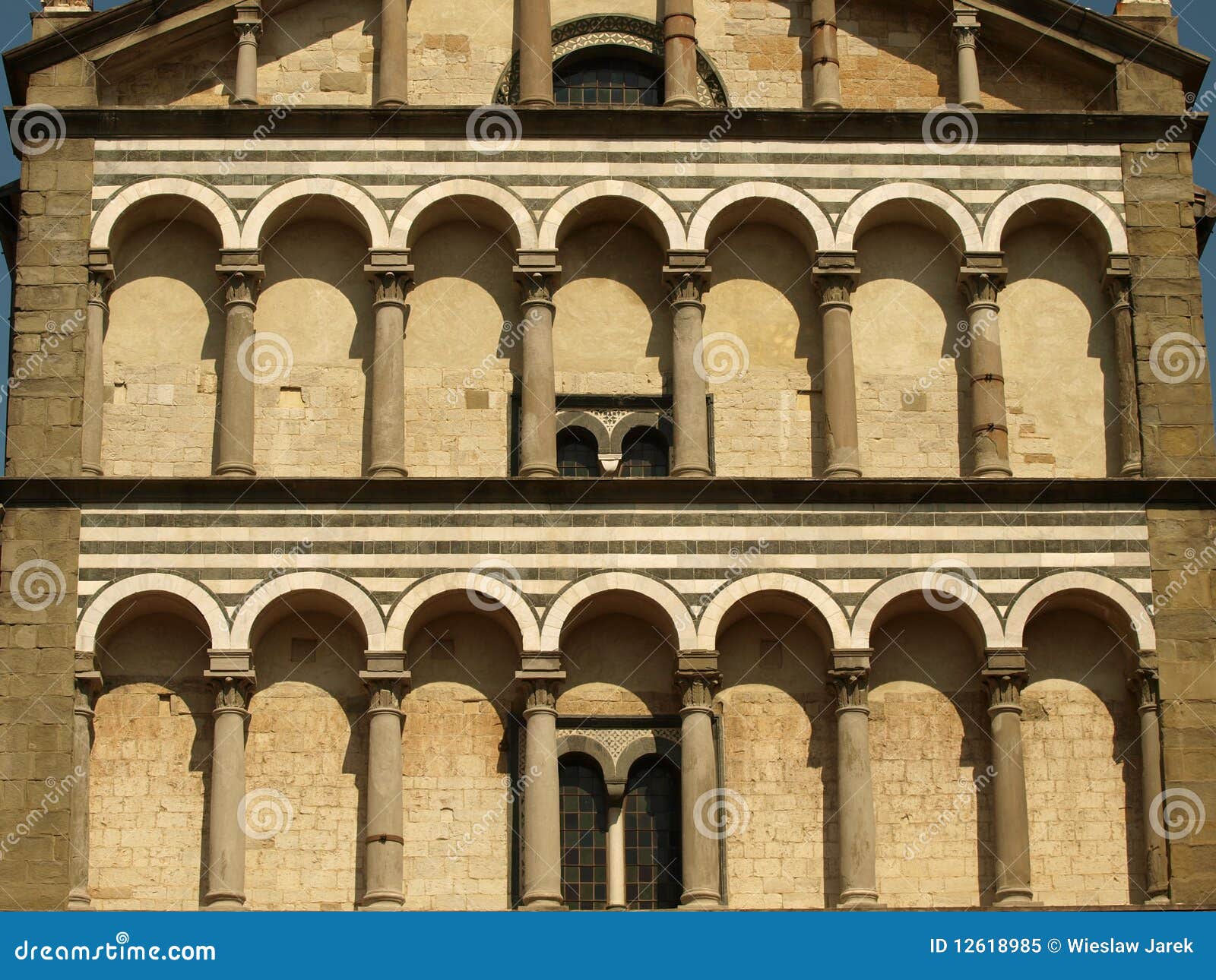 Pistoia - Duomo stock image. Image of cathedral, marble - 12618985