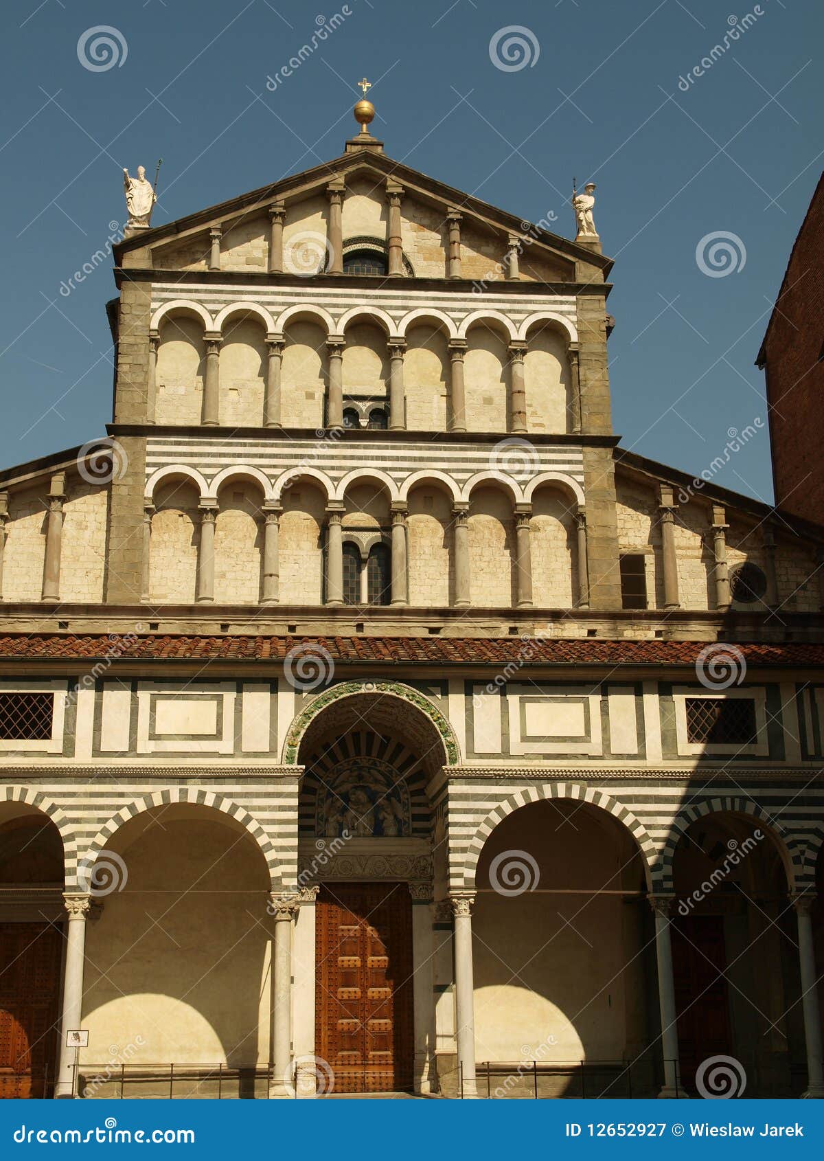 Pistoia - Duomo stock image. Image of buildings, pistoia - 12652927