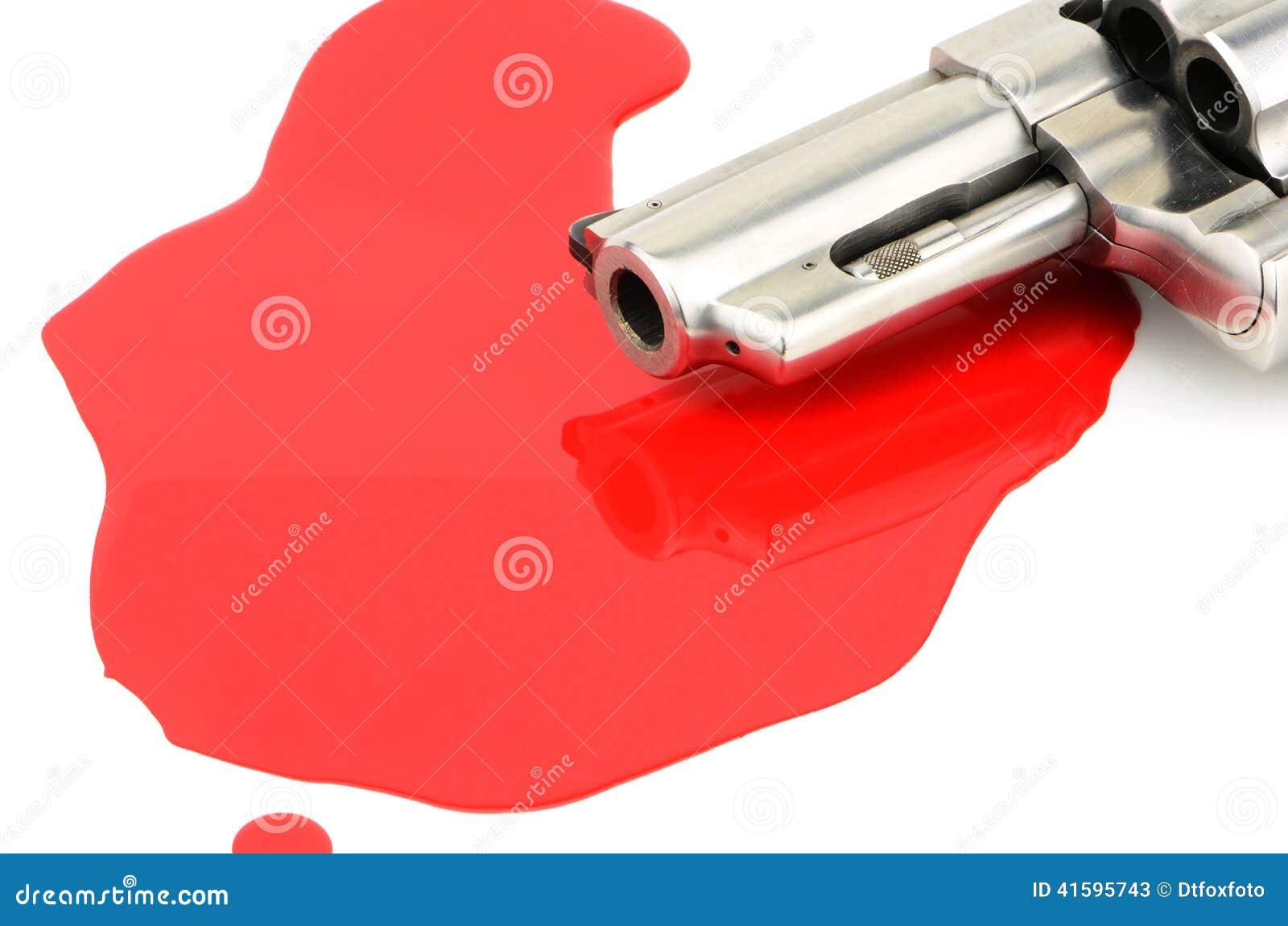 Pistol and Blood stock image. Image of lethal, kill, pistol - 41595743