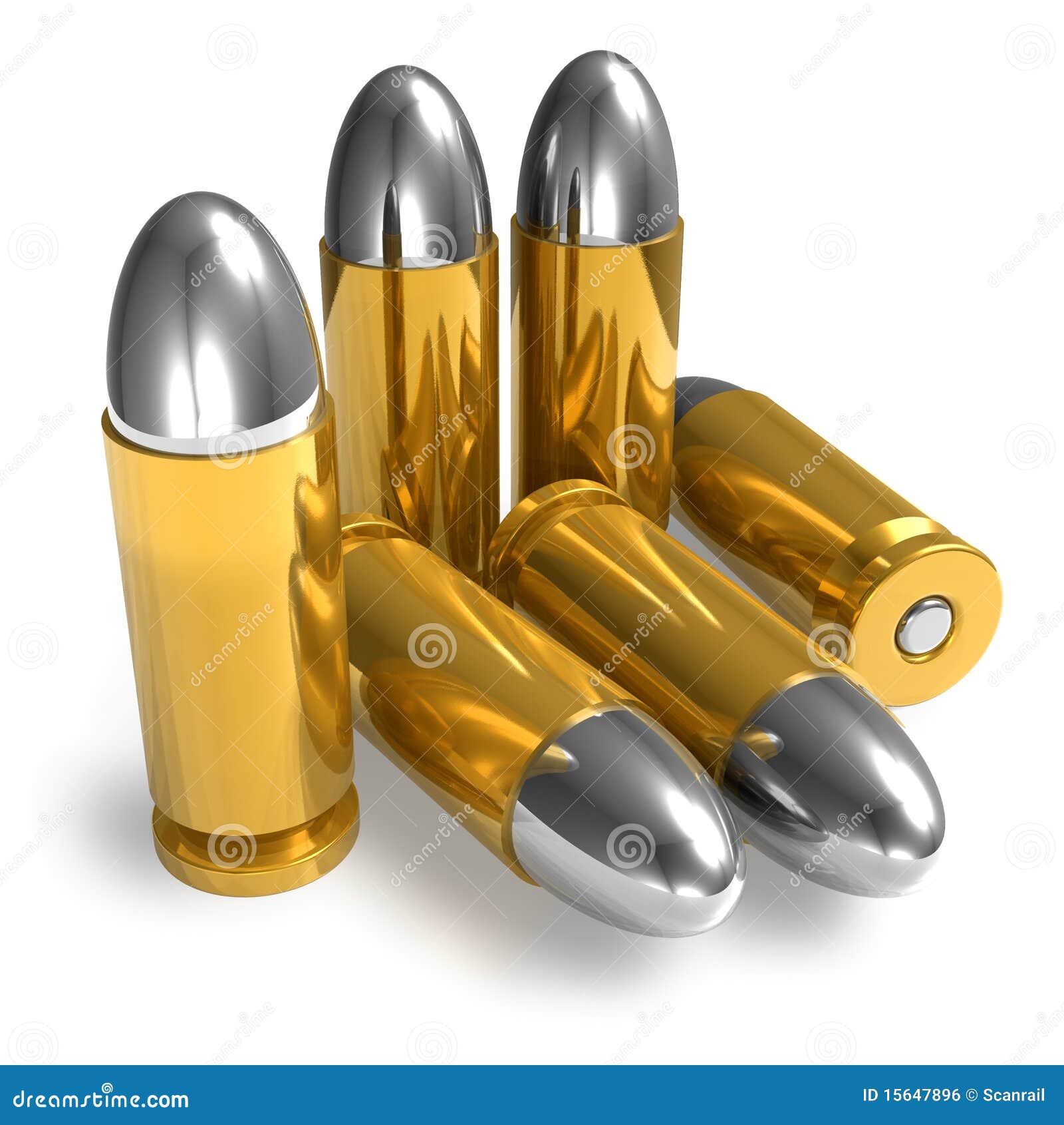 Pistol Bullets Solid