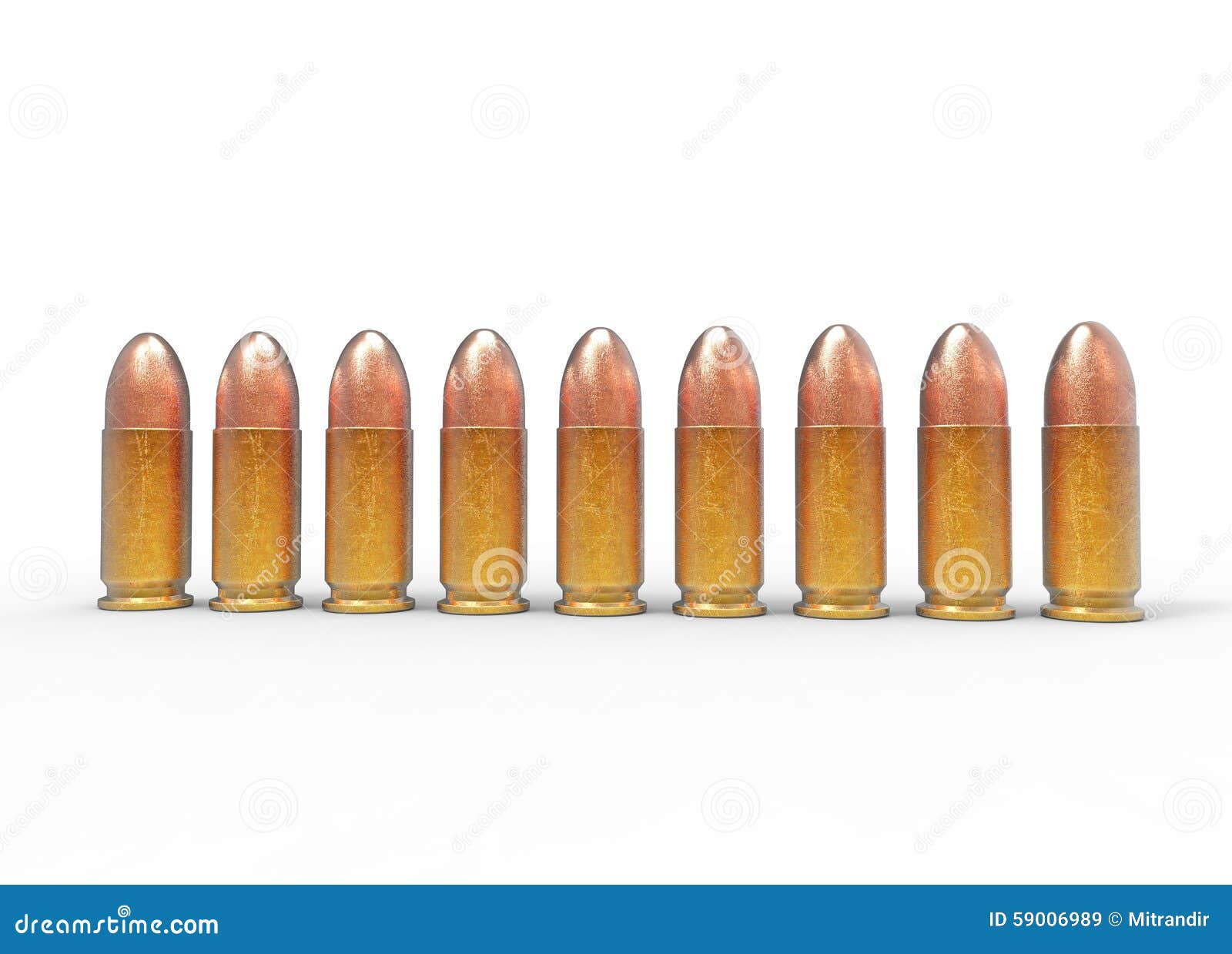 Pistol Bullets, Handgun And Handcuffs. Stock Photography ...