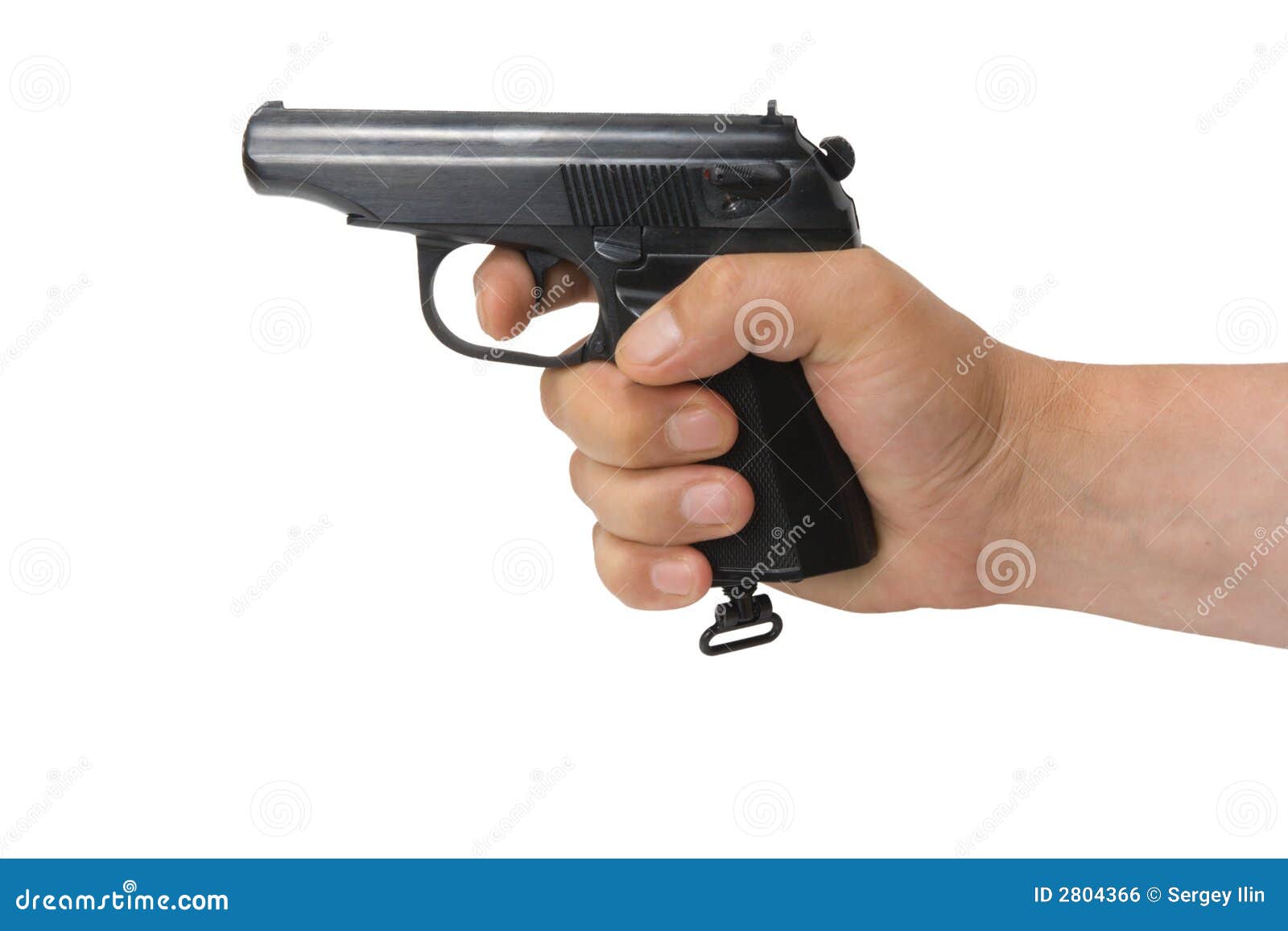 Pistol. Fire-arms stock photo. Image of aggression, perspective - 2804366