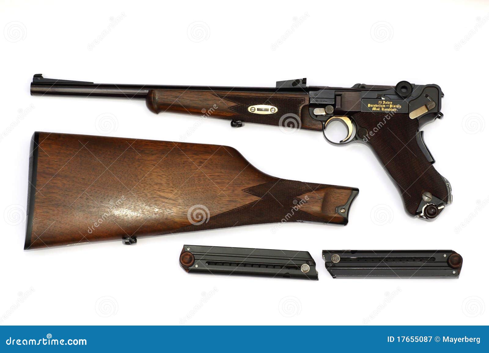Pistol karabin stock image. Image of mouser, firearm - 17655087