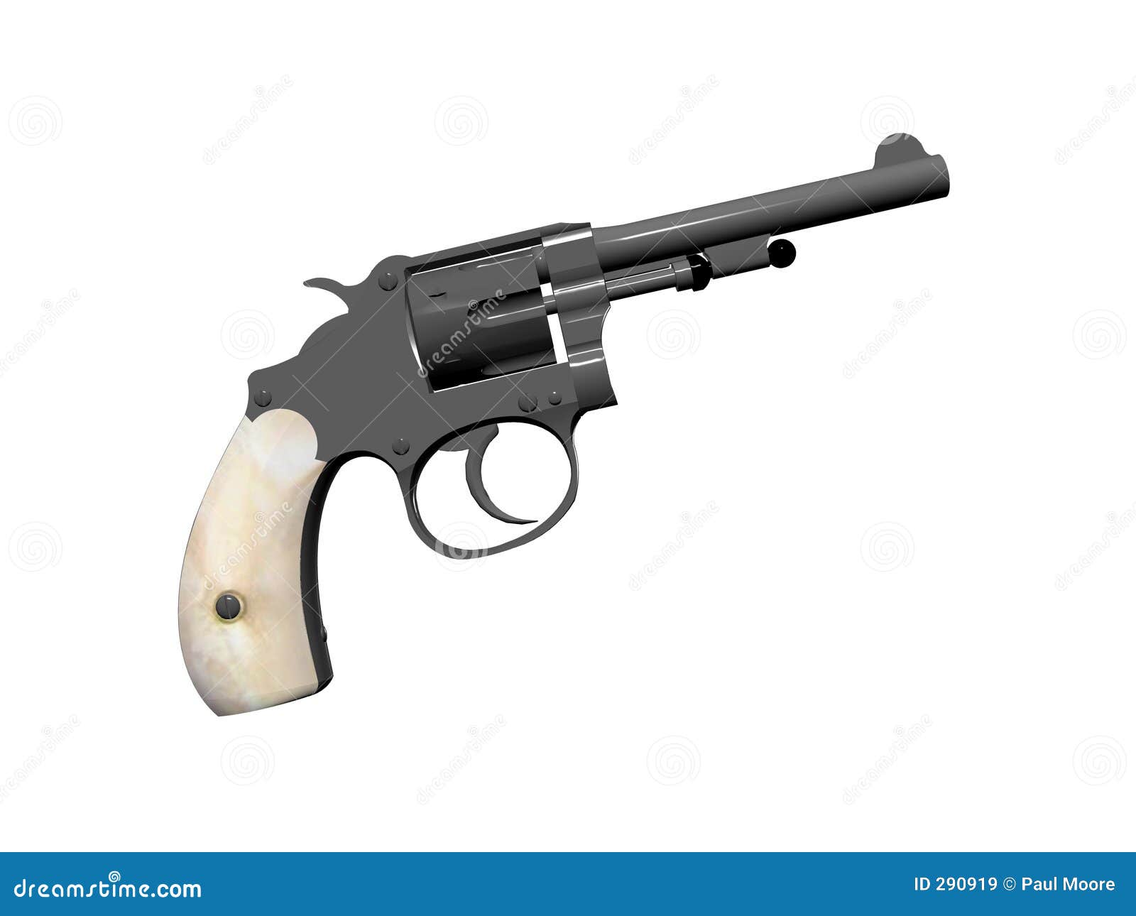 Pistols Shooting Clipart Pearl Handle