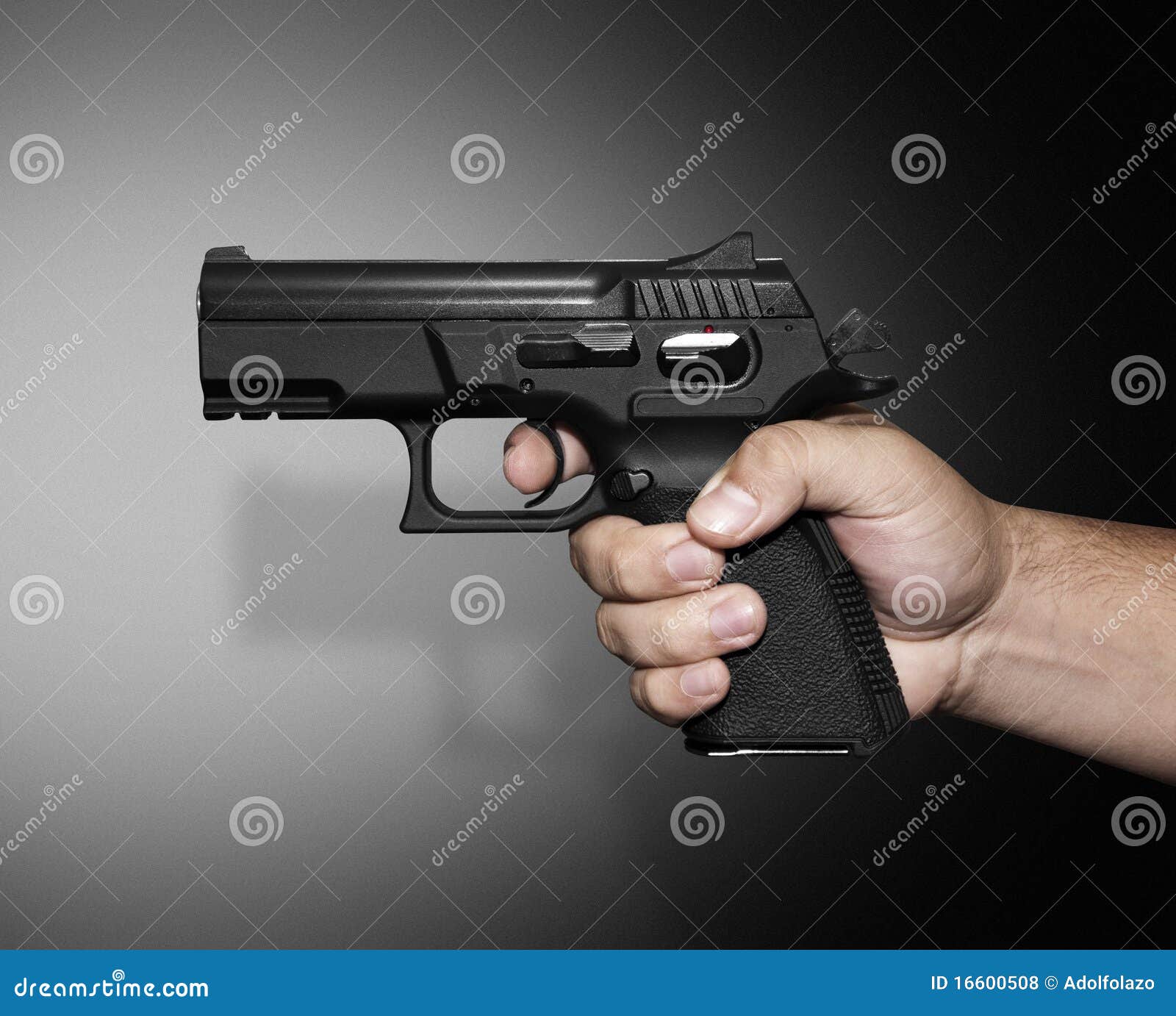 Pistol pointing stock photo. Image of hand, background - 16600508