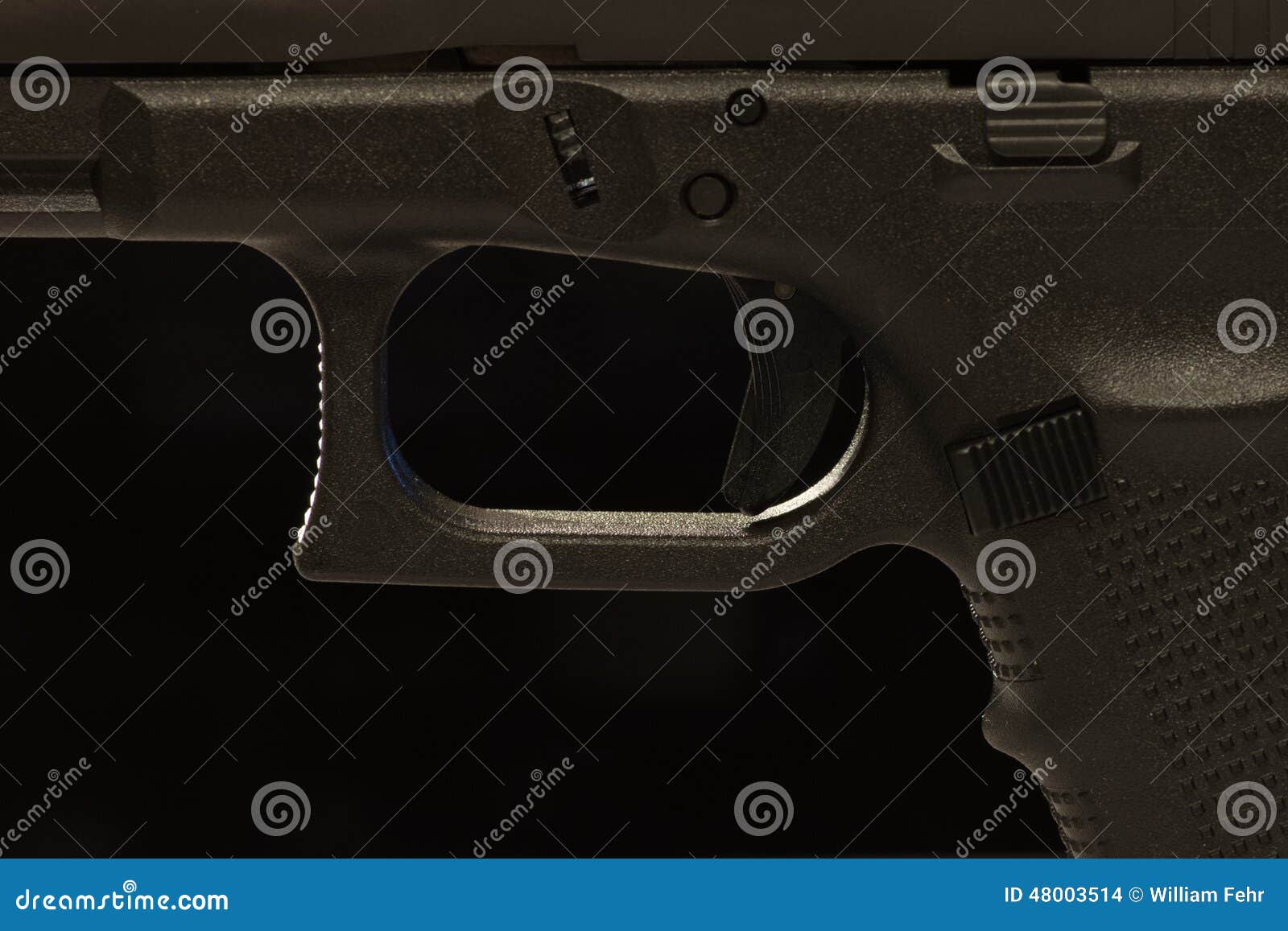 Pistol Trigger stock photo. Image of semi, handgun, grip - 48003514