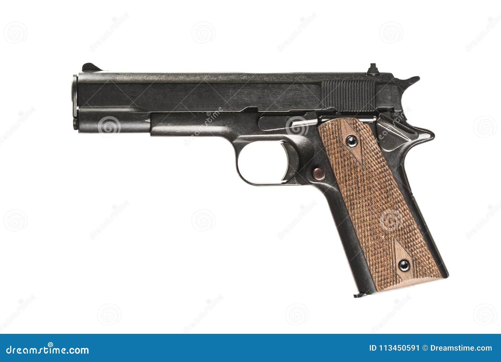 Colt Gun Isolated Graphic Silhouette Drawing Royalty-Free Stock ...