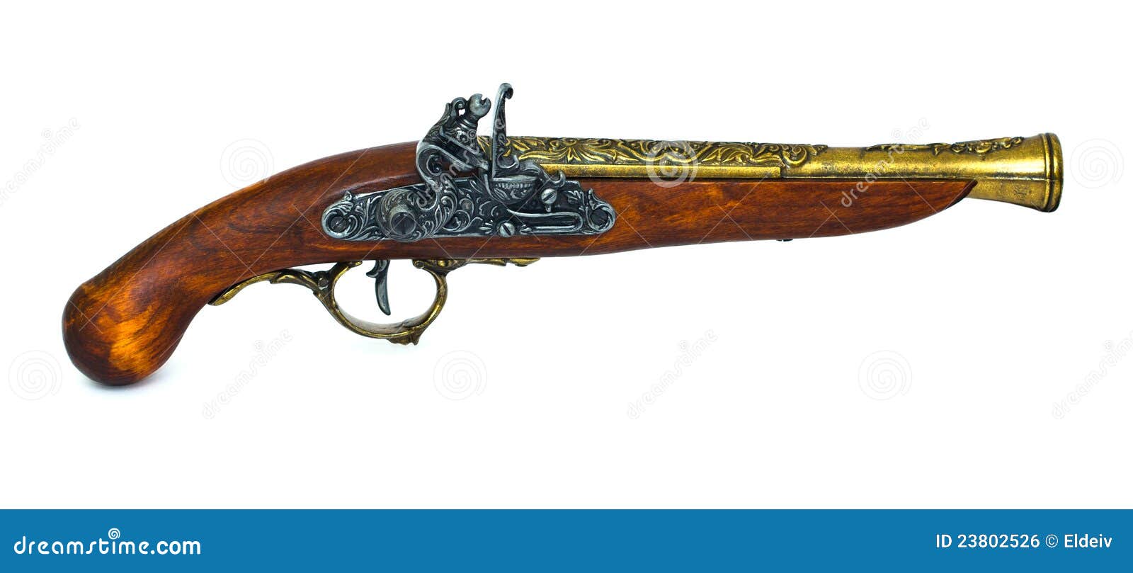 Pistola del trabuco foto de archivo. Imagen de blanco - 23802526