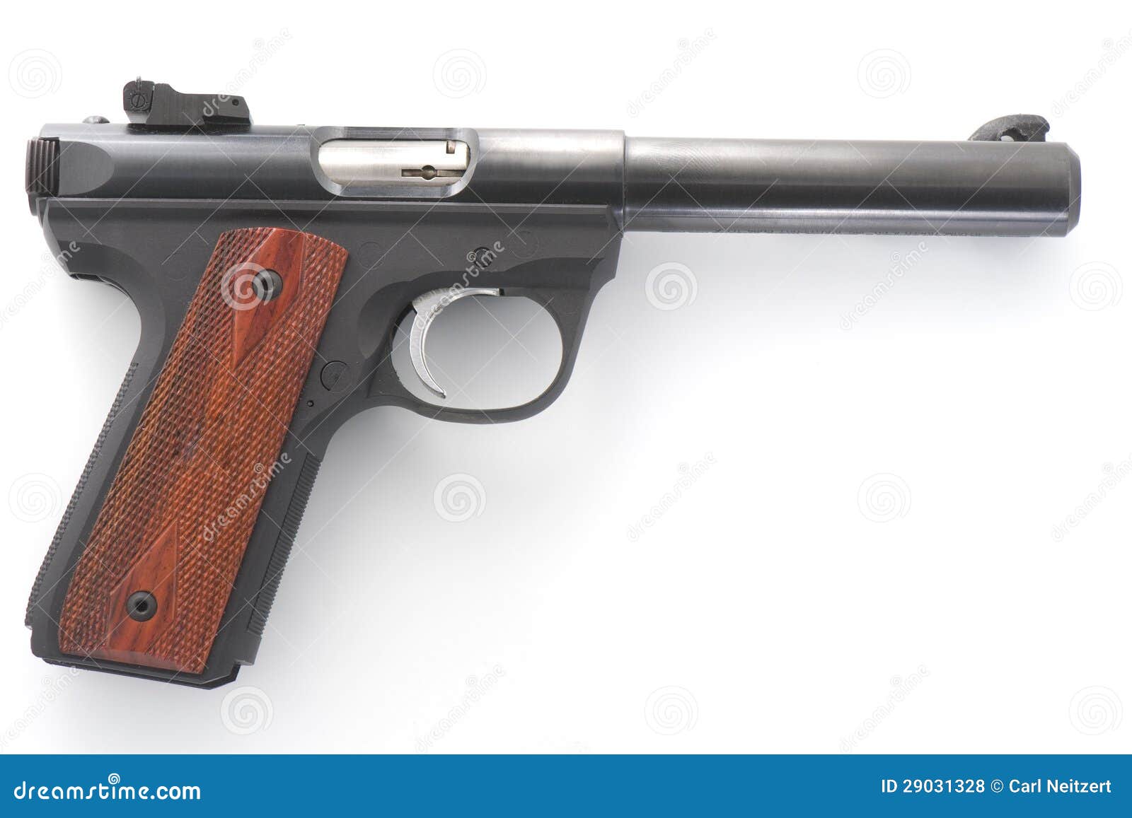 Pistola grande foto de archivo. Imagen de ataque, disparador - 29031328