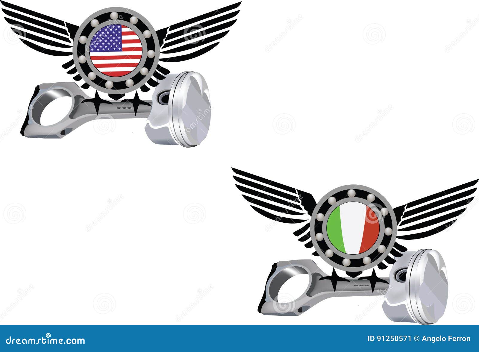 Piston engine adhesives stock vector. Illustration of identification ...