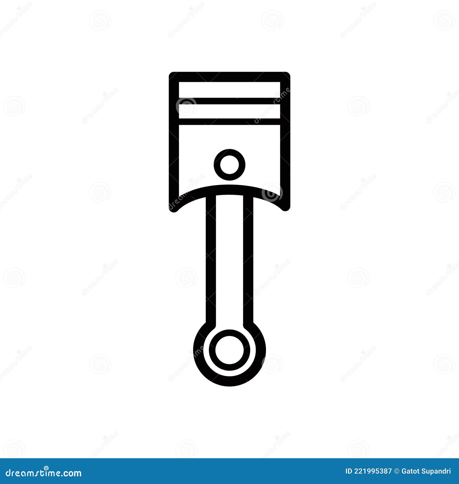 Piston Engine Icon Vector Logo Design Template Stock Vector ...