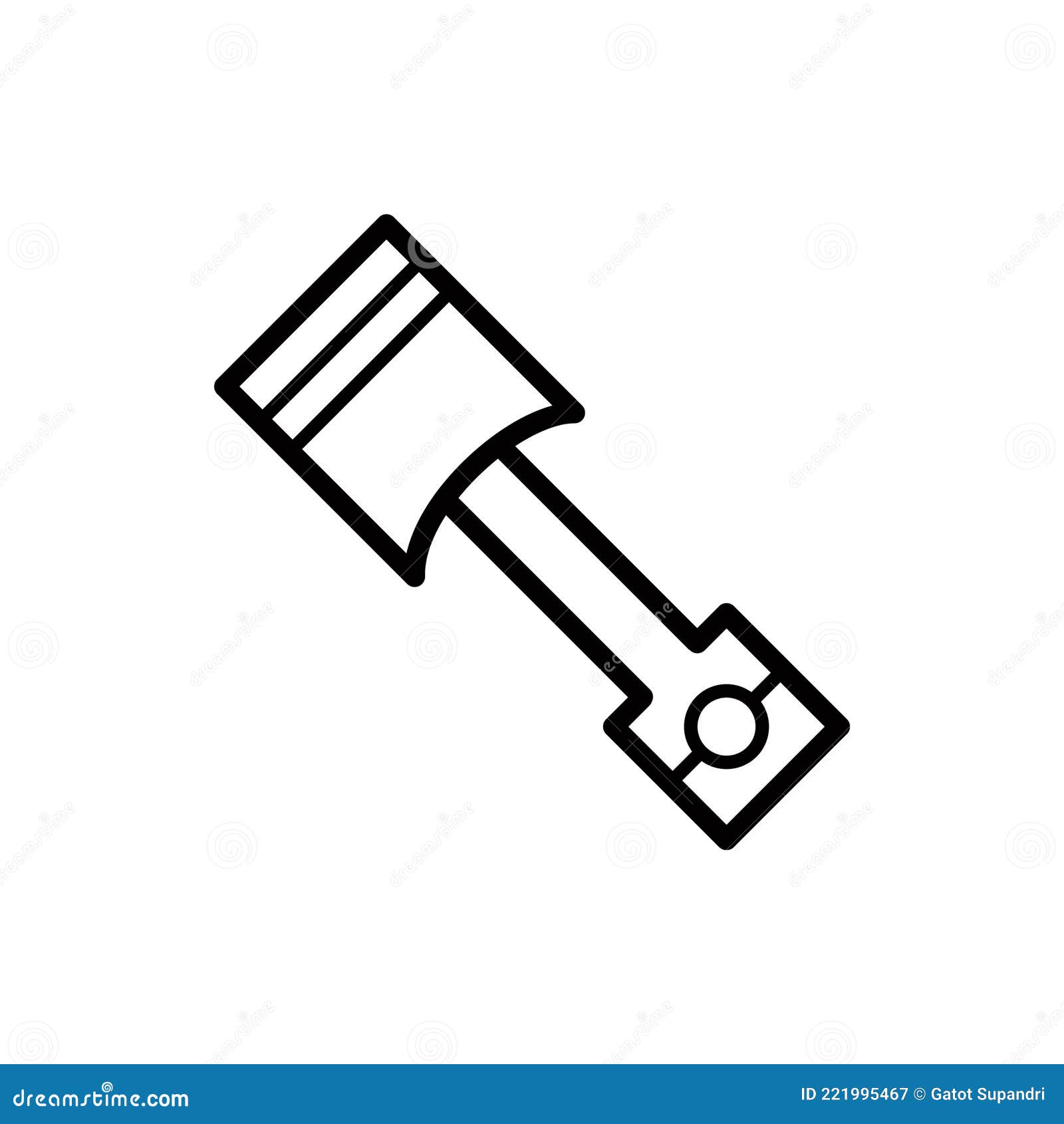 Piston Engine Icon Vector Logo Design Template Stock Vector ...