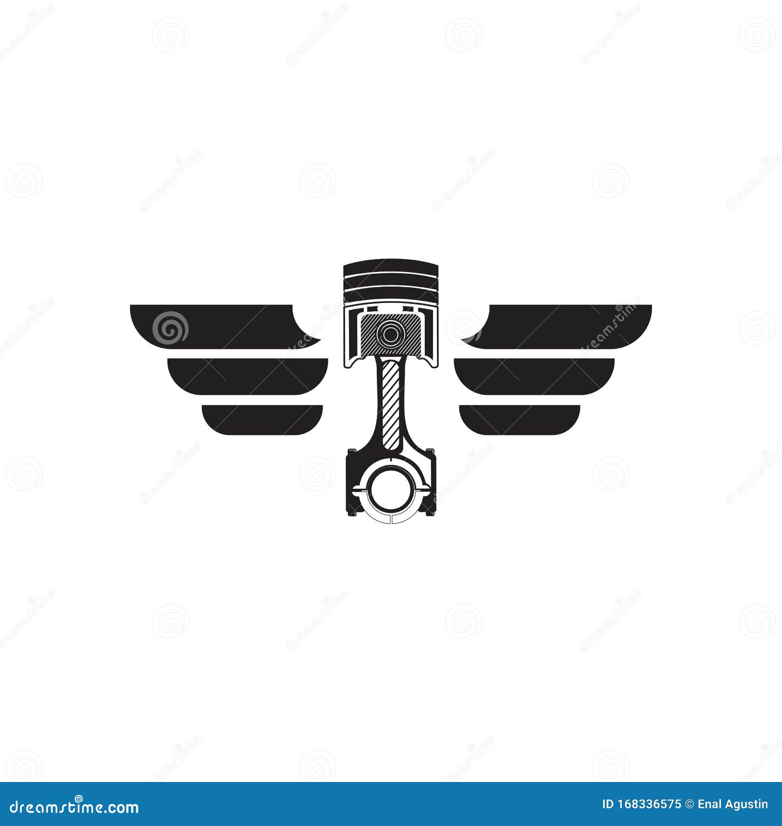 Piston Icon Logo Design Vector Template Stock Vector - Illustration of ...