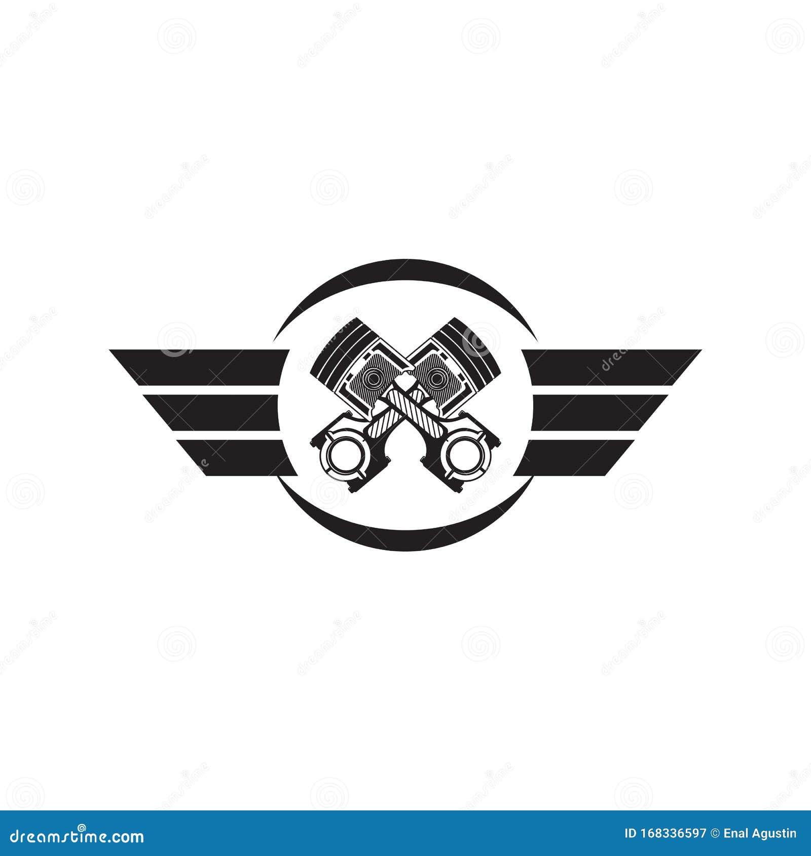 Piston Icon Logo Design Vector Template Stock Vector - Illustration of ...
