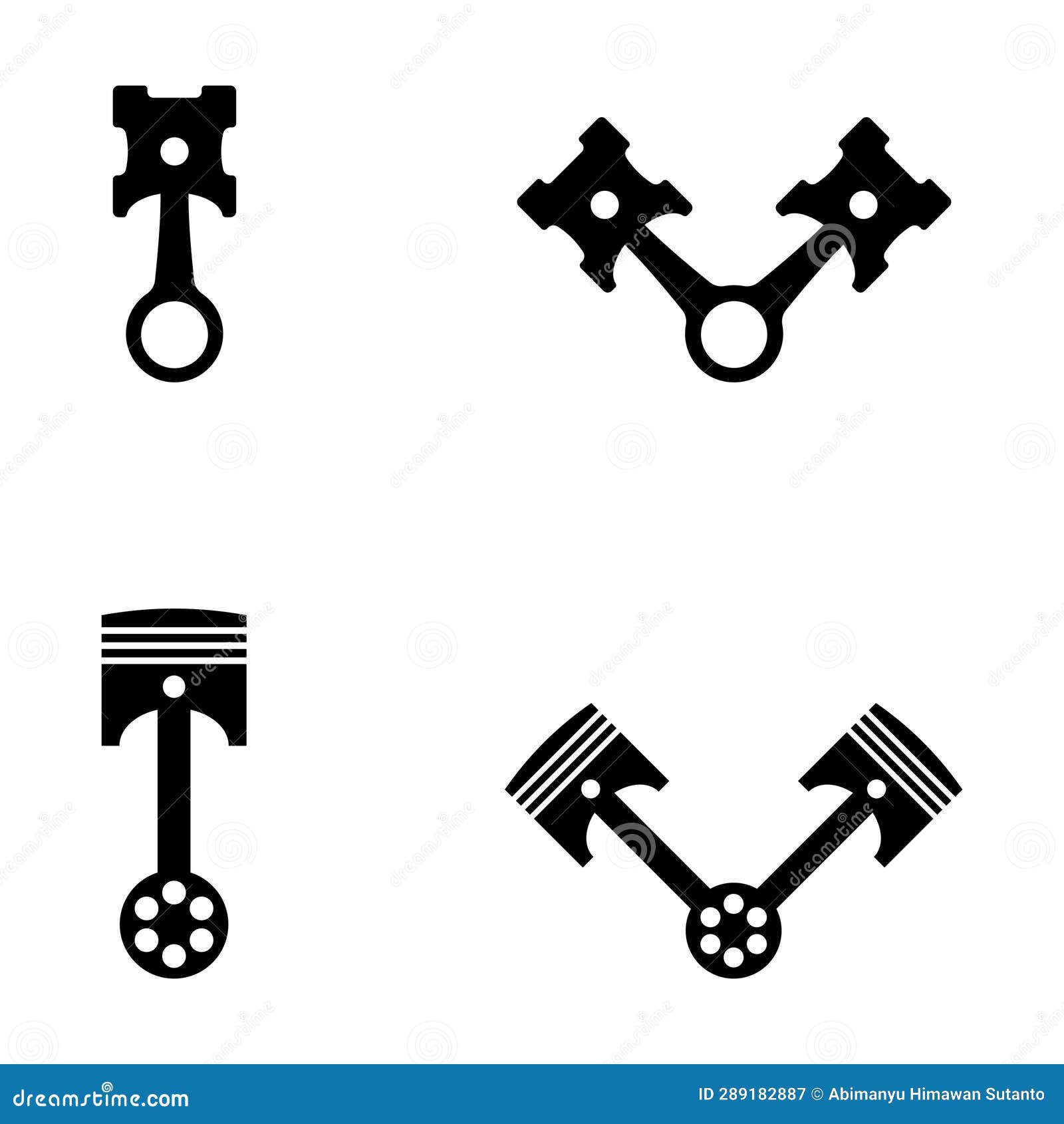 Piston icon vector stock illustration. Illustration of tool - 289182887