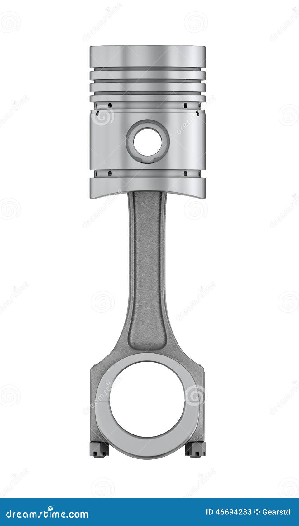 Piston Isolated on White Backgound Stock Illustration - Illustration of ...