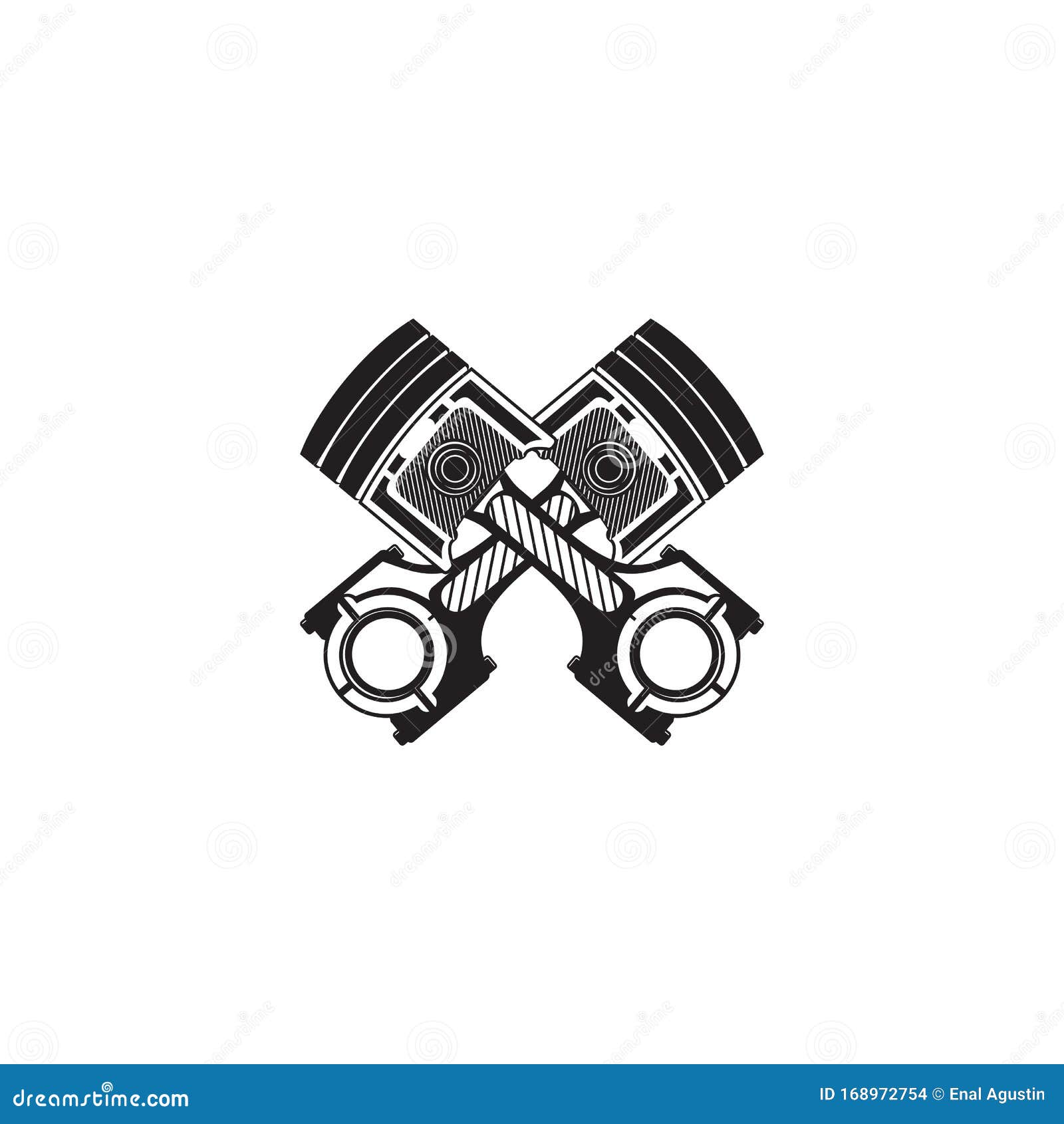 Piston Logo Icon Design Vector Template Stock Vector - Illustration of ...