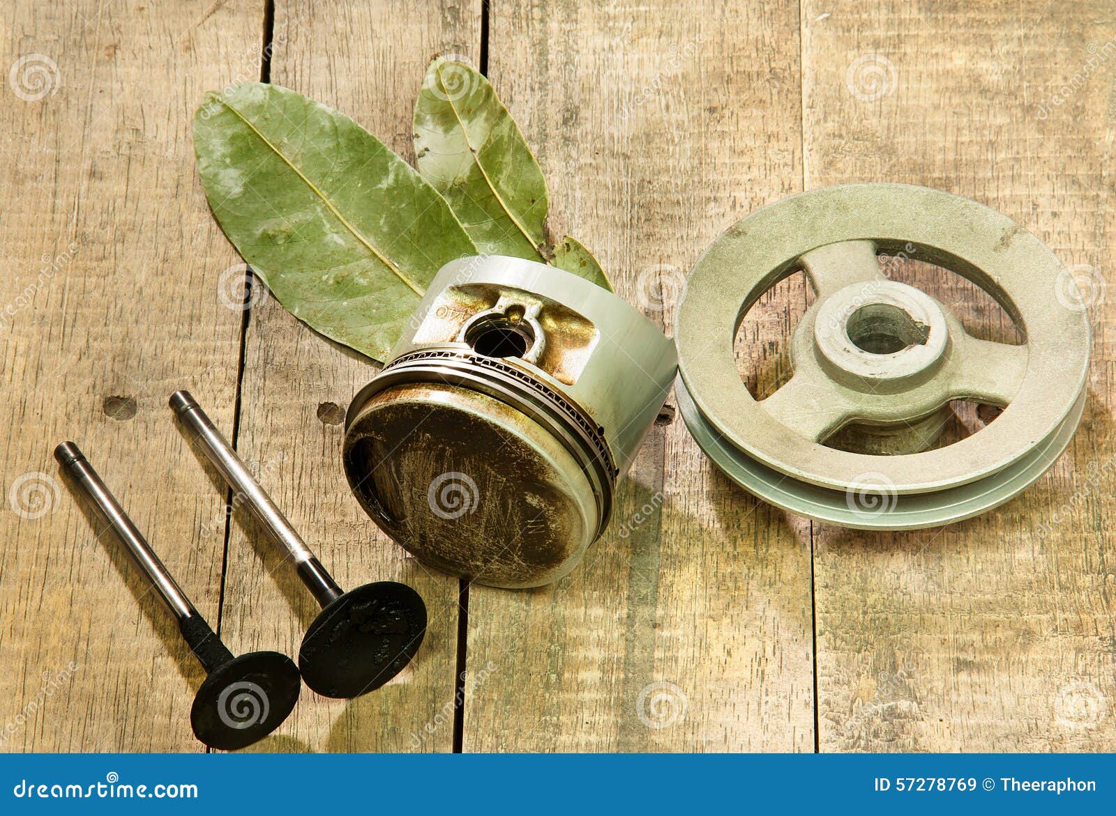 Piston, pulley stock image. Image of iron, background - 57278769