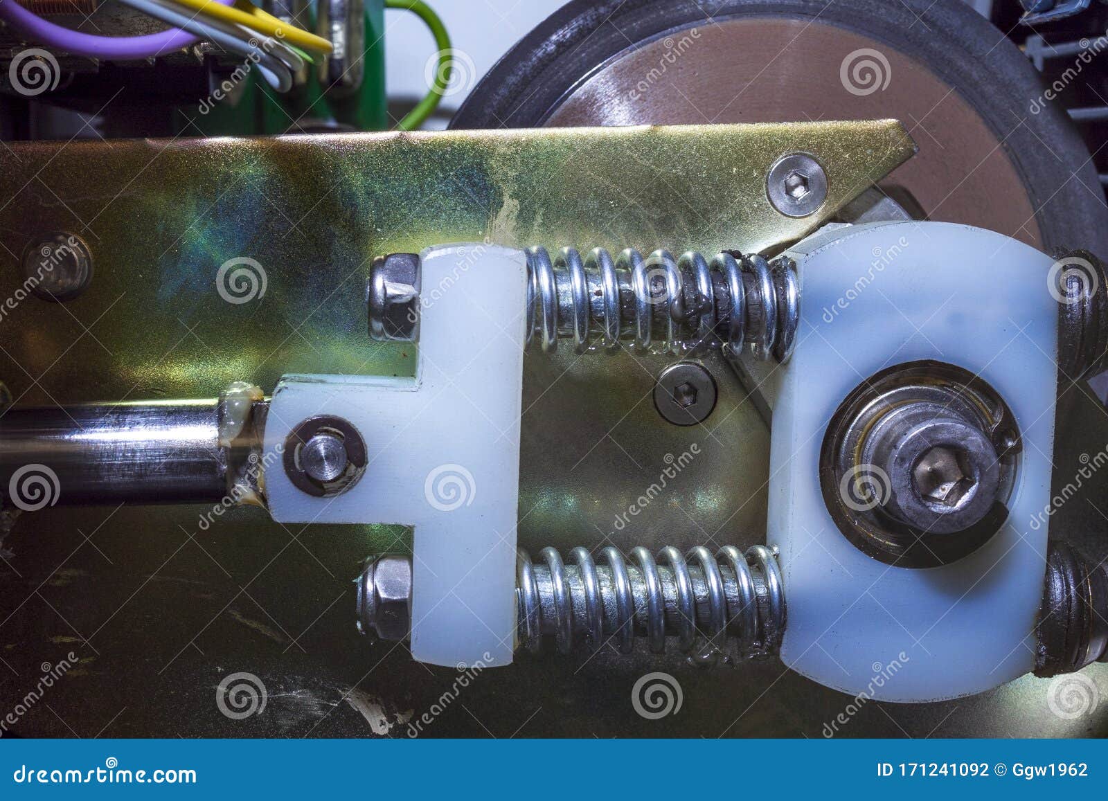 Piston and spring stock photo. Image of engineering - 171241092