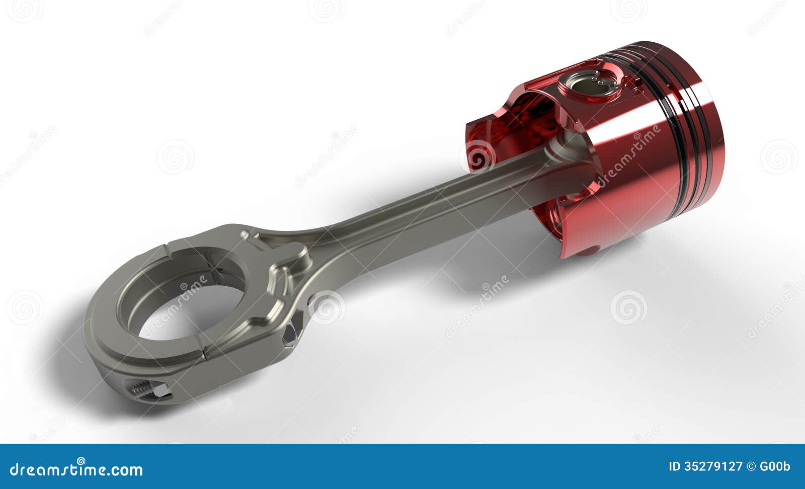 Pistone Da Un Motore a Benzina Illustrazione di Stock - Illustrazione ...