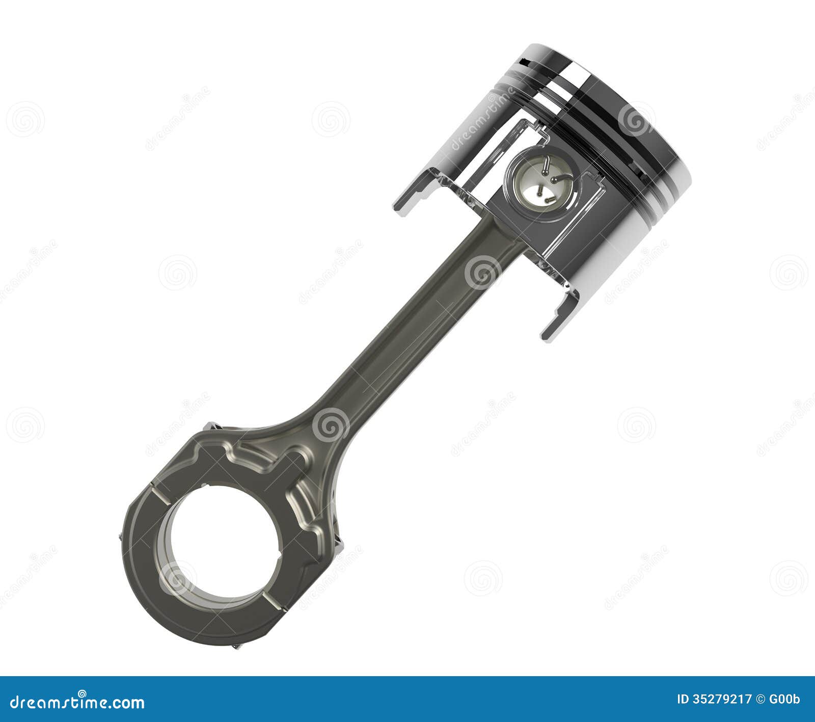 Pistone Da Un Motore a Combustione Interna Illustrazione di Stock ...