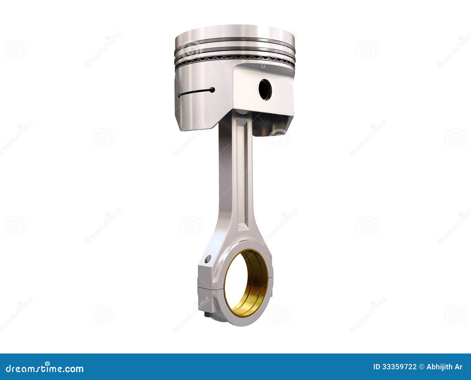Pistone del motore illustrazione di stock. Illustrazione di metallico ...