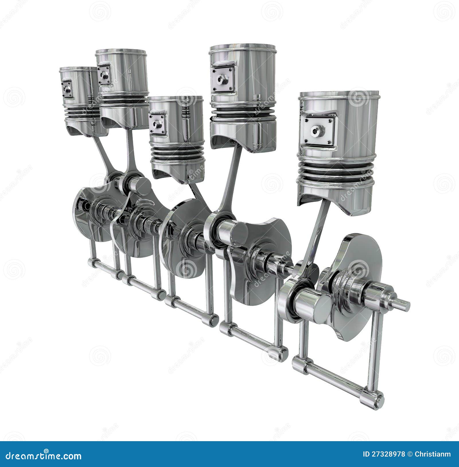 Pistoni del motore illustrazione di stock. Illustrazione di automobile ...