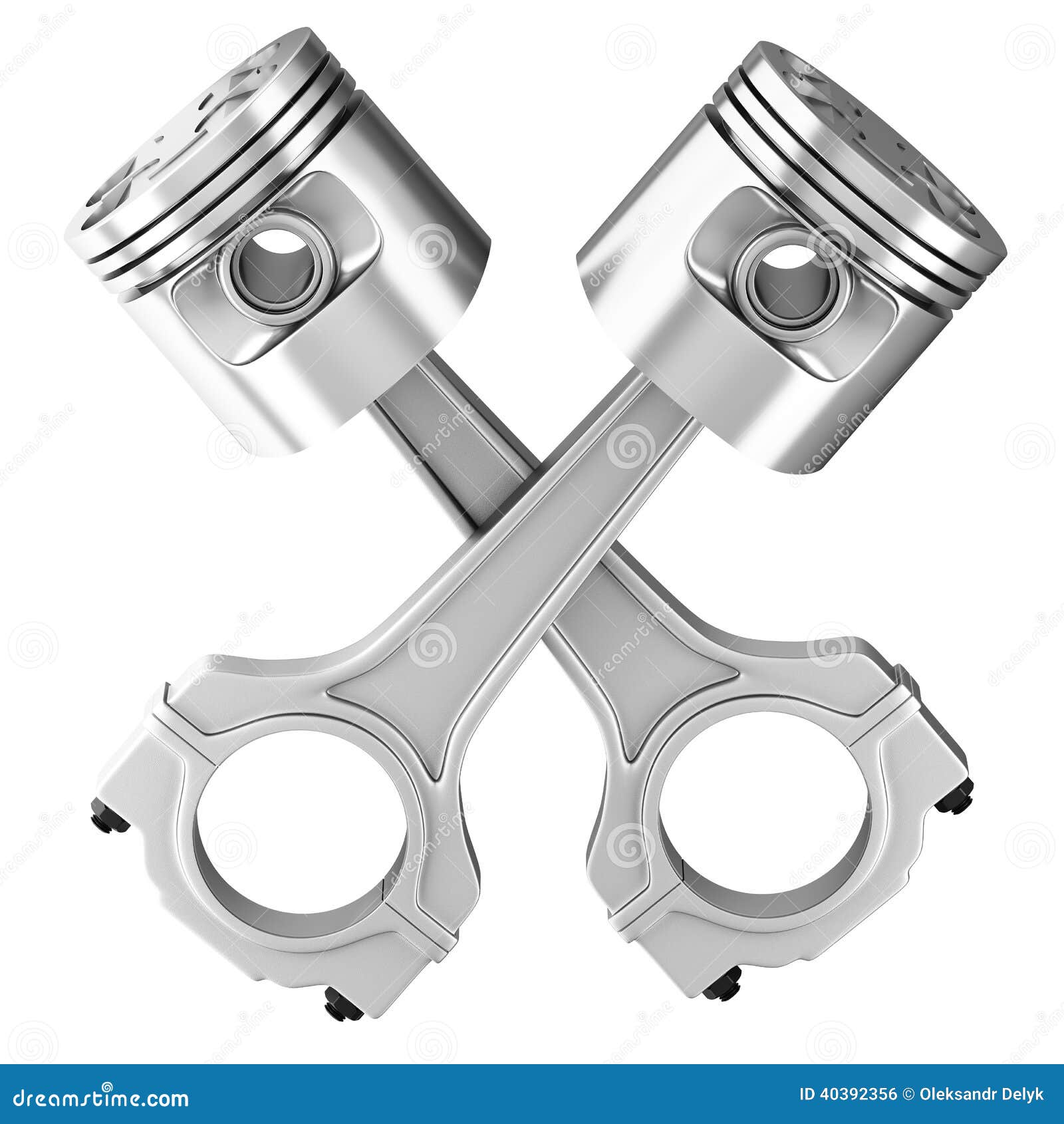 Pistoni Del Motore. Immagine 3D. Illustrazione di Stock - Illustrazione ...