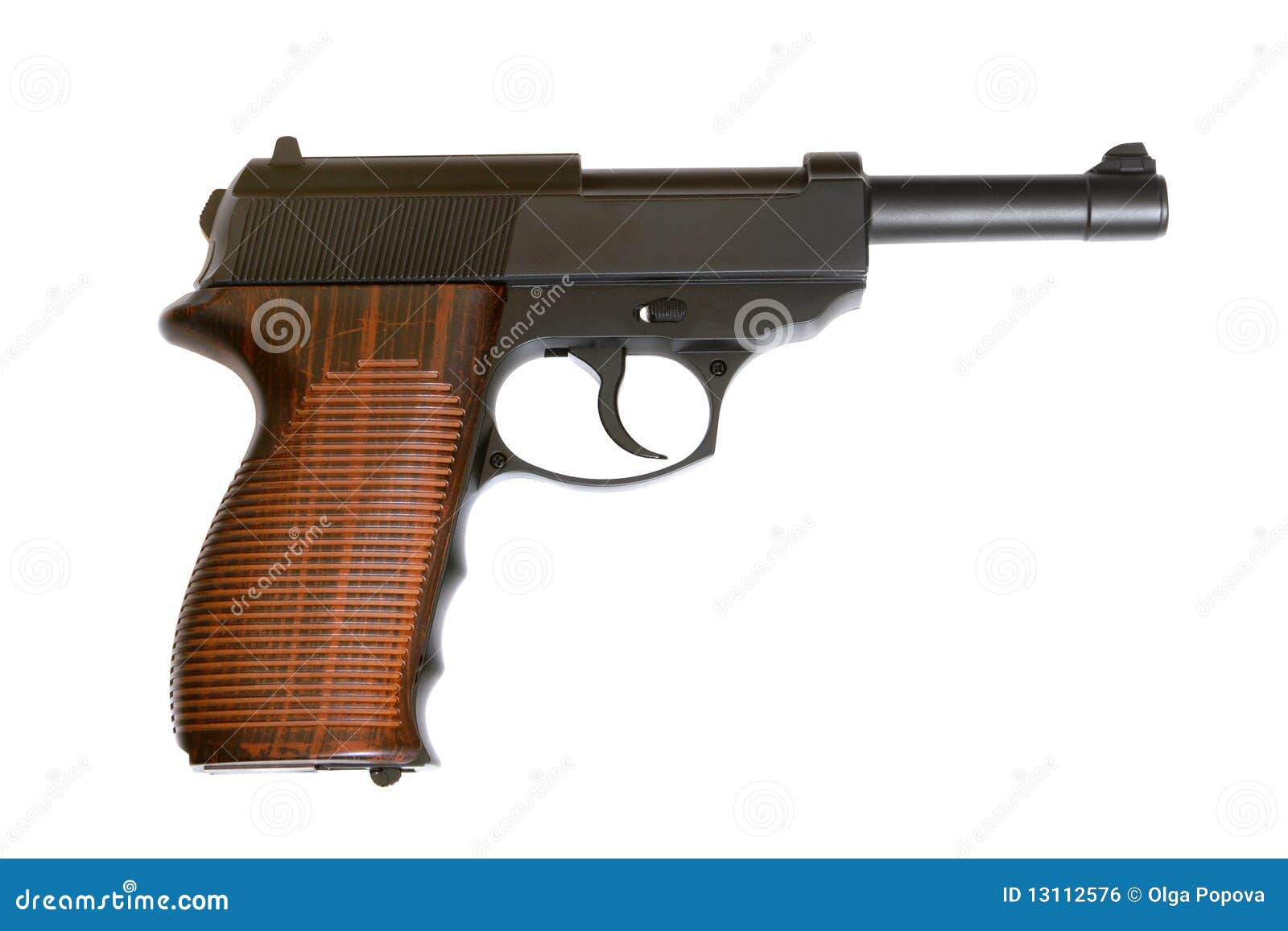 Pistool stock foto. Image of arrestatie, kaliber, vijand - 13112576