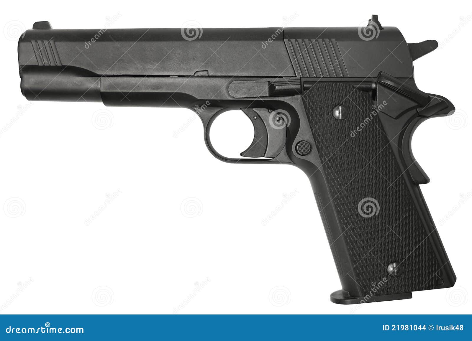 Pistool stock foto. Image of leger, munitie, echt, misdadig - 21981044