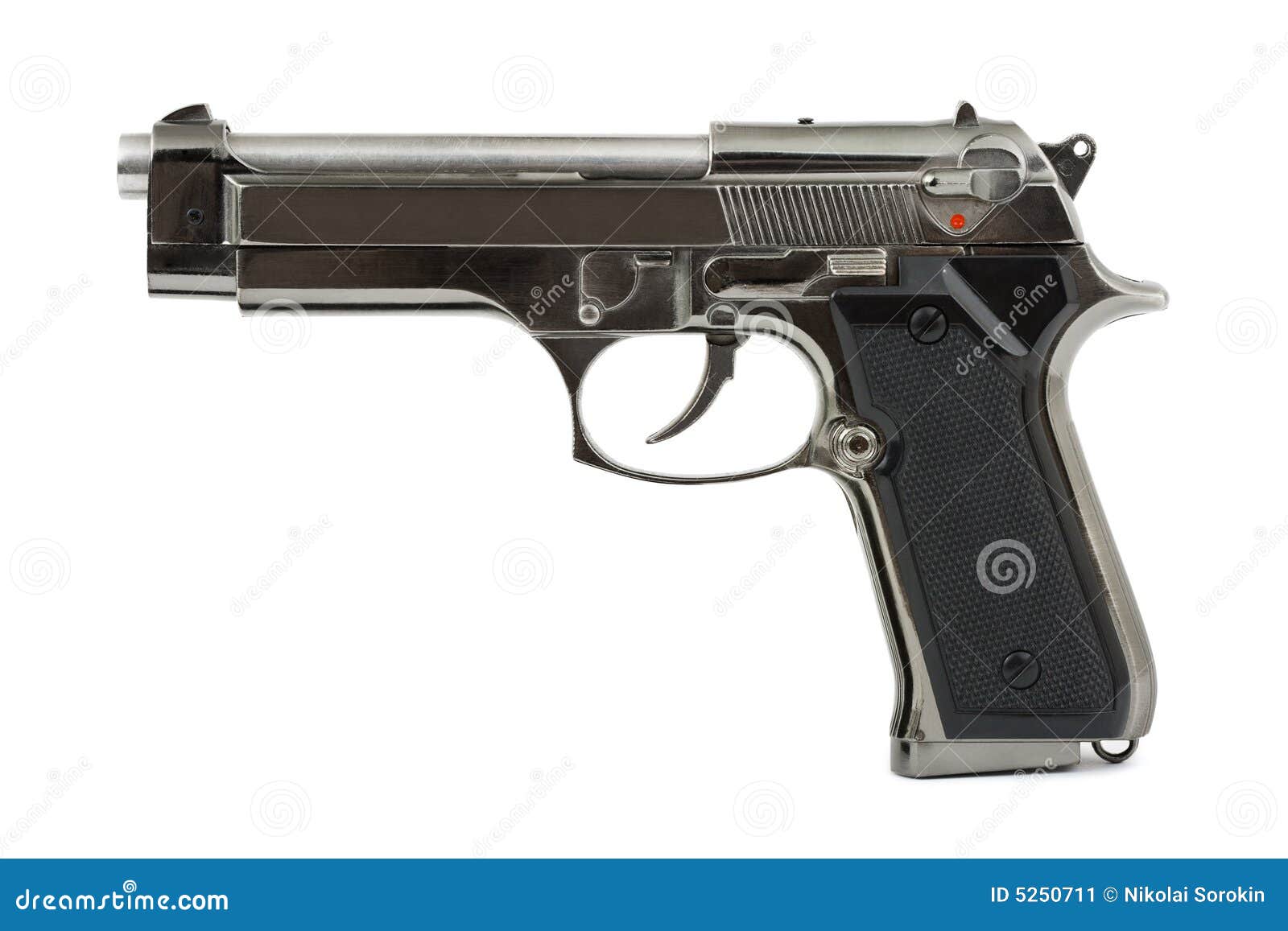 Pistool stock afbeelding. Image of conflict, achtergrond - 5250711