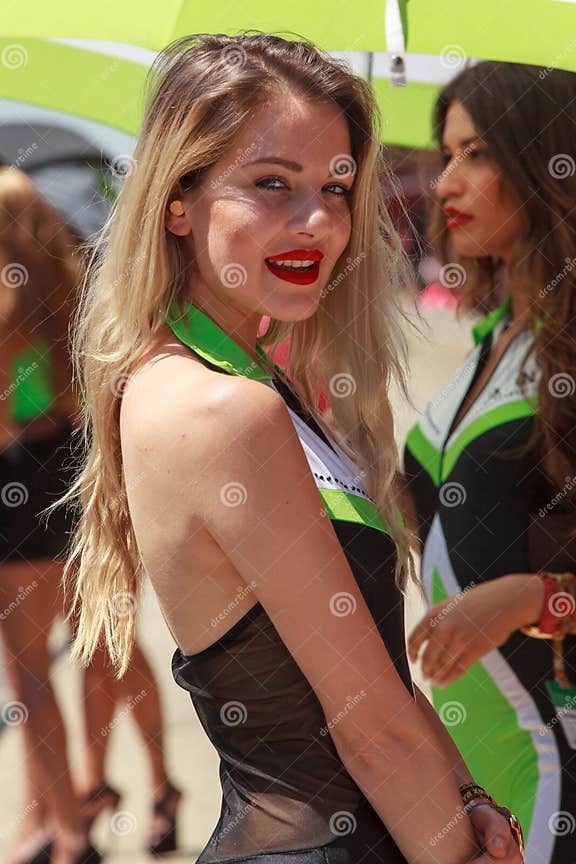Pit Babes Monster Energy Grand Prix Of Catalunya Motogp Editorial