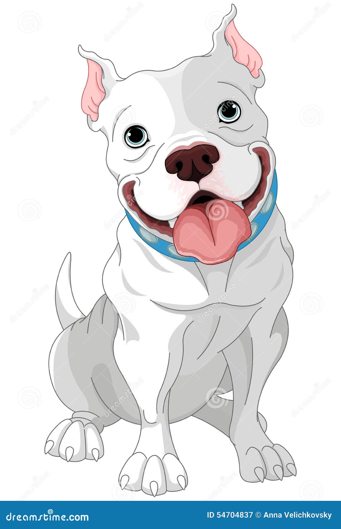 Pit-Bull Stock Vector - Image: 54704837