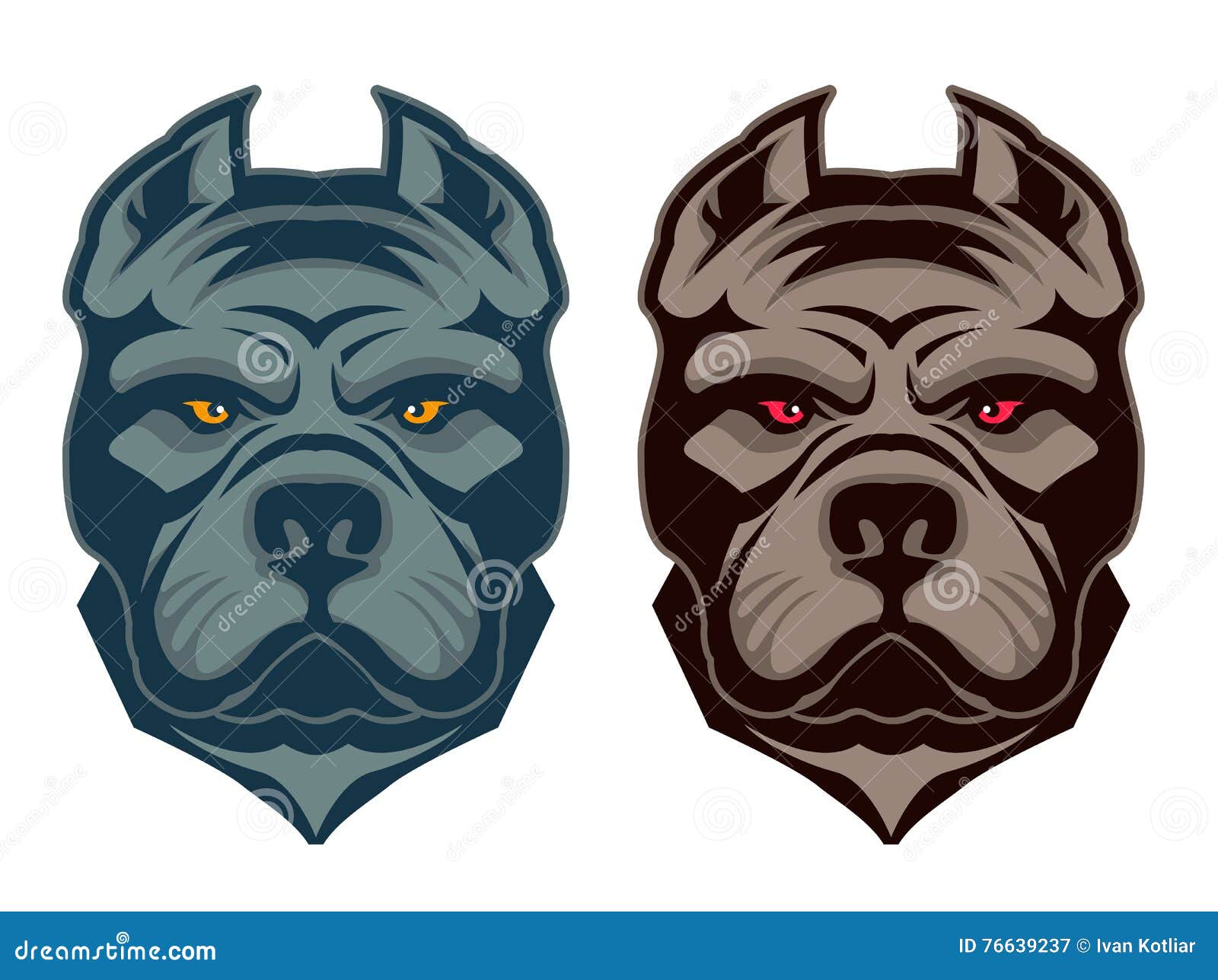 Pit Bull Cartoons, Illustrations & Vector Stock Images - 106703 ...