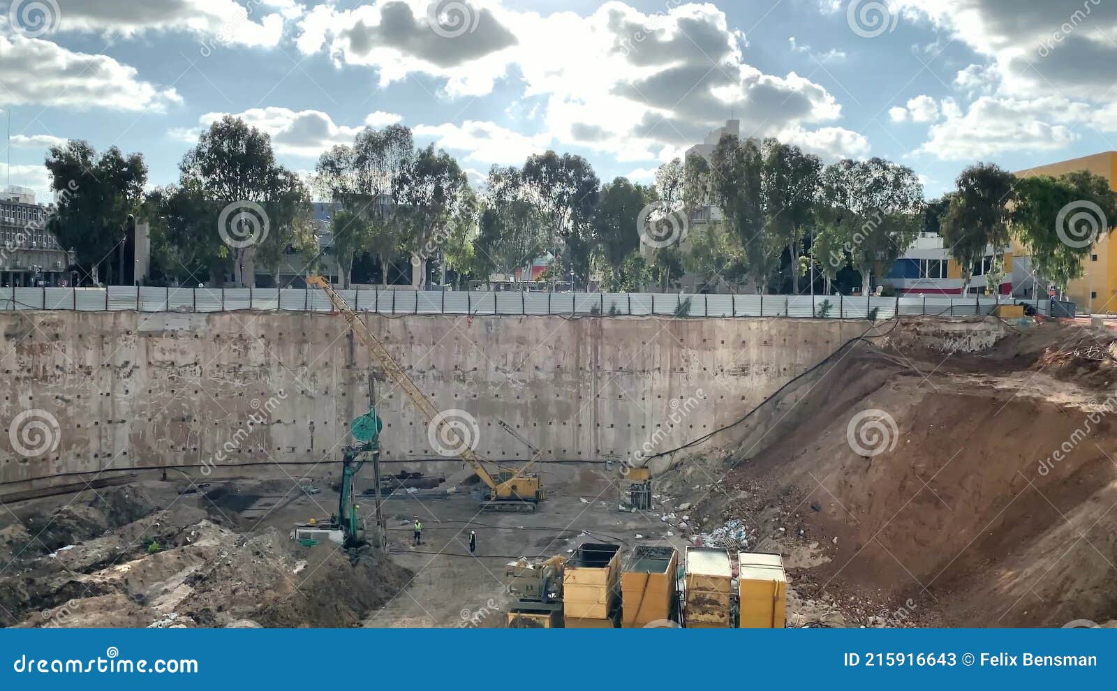 Pit for the Construction of a Multi-storey Building Stock Video - Video ...