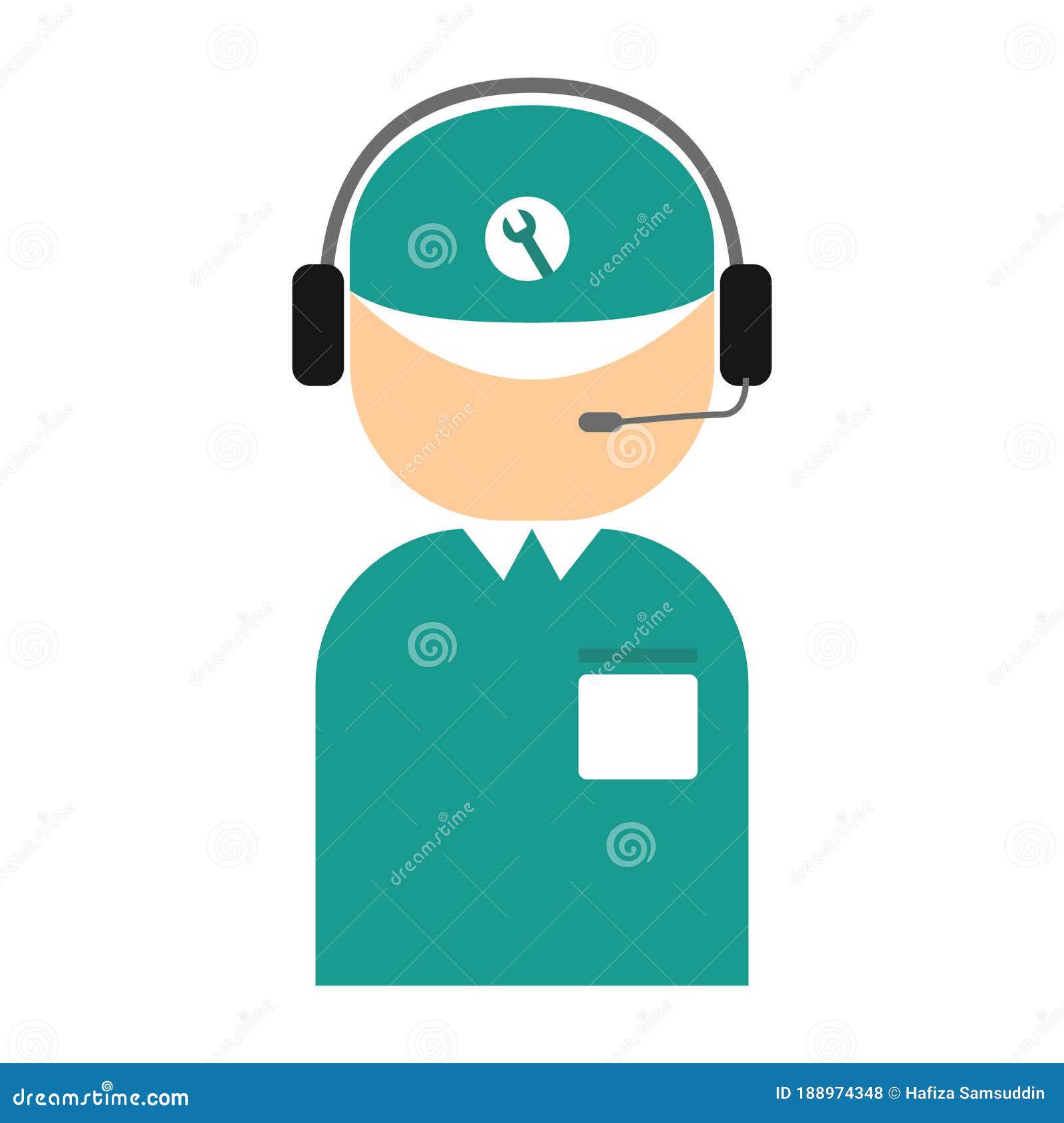 Pit Crew. Vector Illustration Decorative Design Stock Vector ...