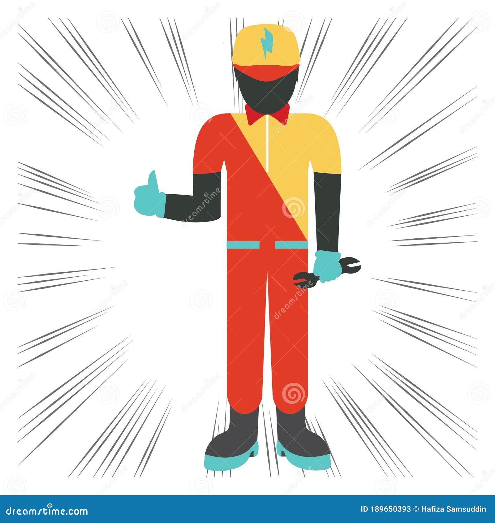 Pit Crew. Vector Illustration Decorative Design Stock Vector ...