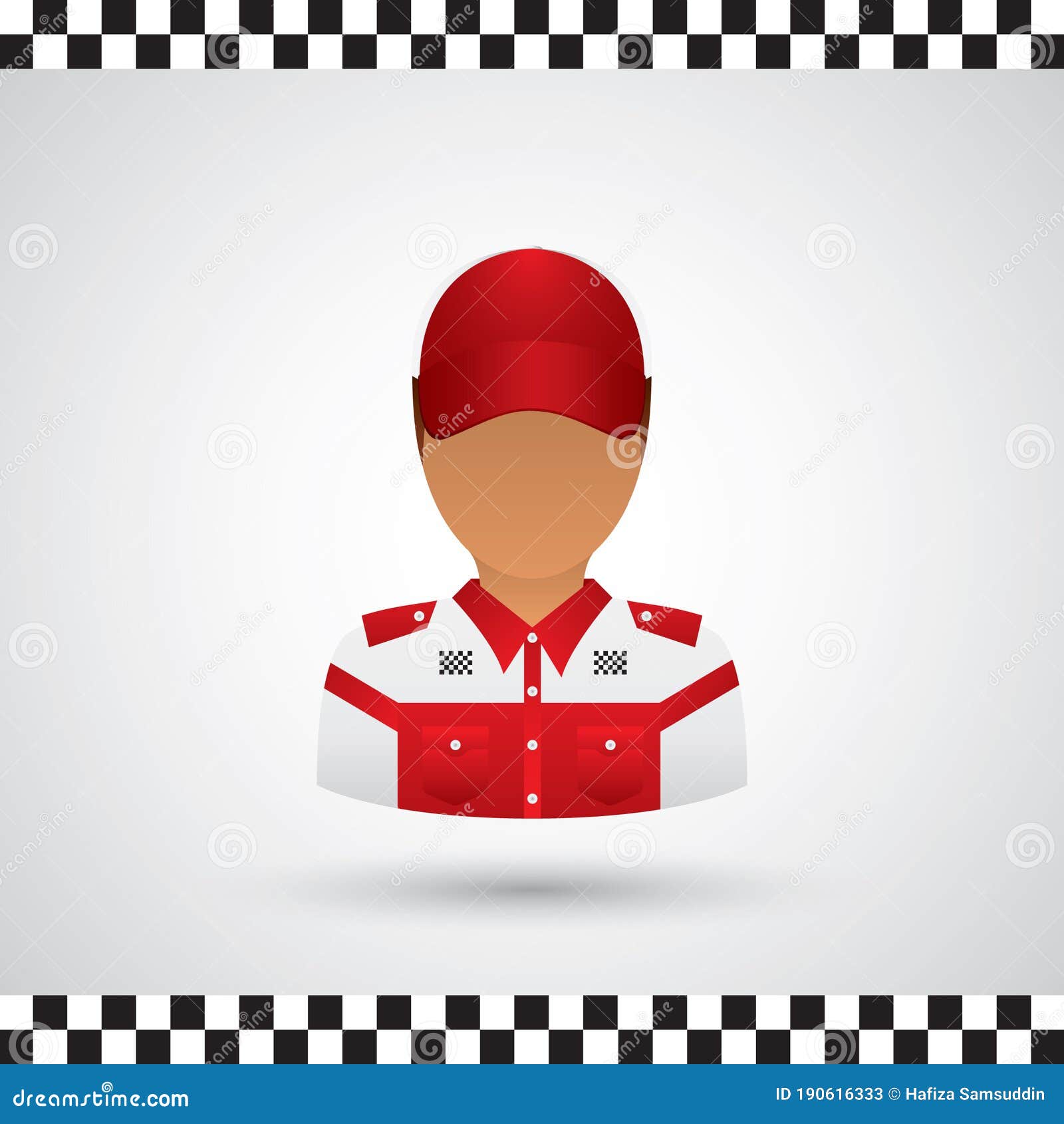 Pit Crew. Vector Illustration Decorative Design Stock Vector ...