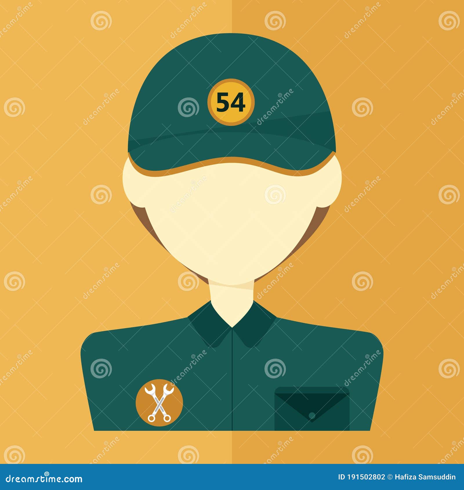 Pit Crew. Vector Illustration Decorative Design Stock Vector ...